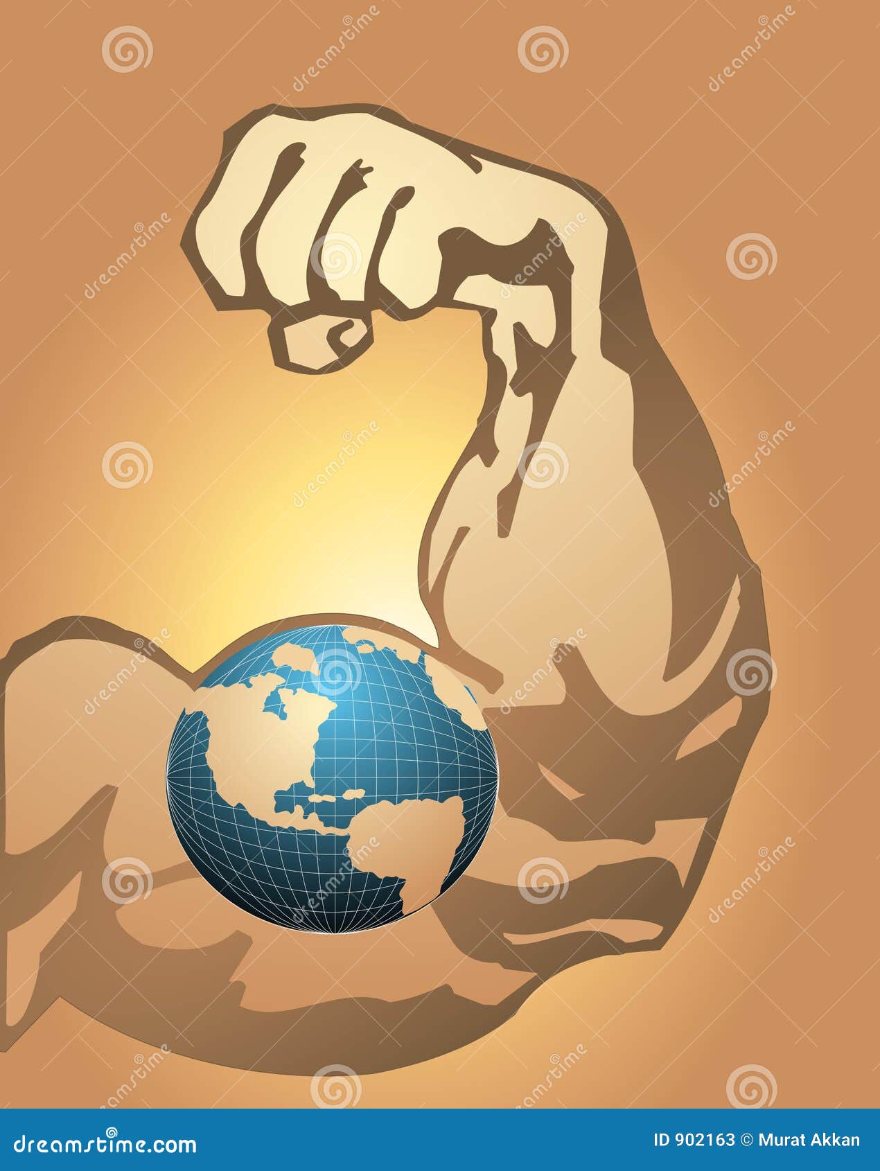 Power World stock vector. Illustration of earth, arrangement - 902163
