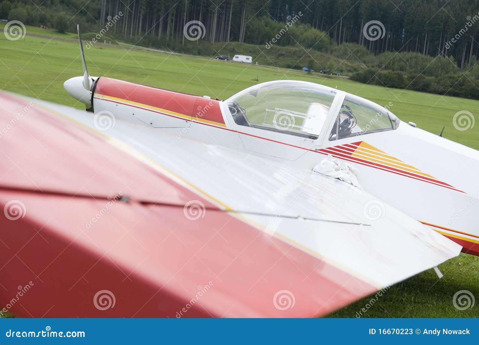 Powered glider stock image. Image of business, aircraft - 16670223
