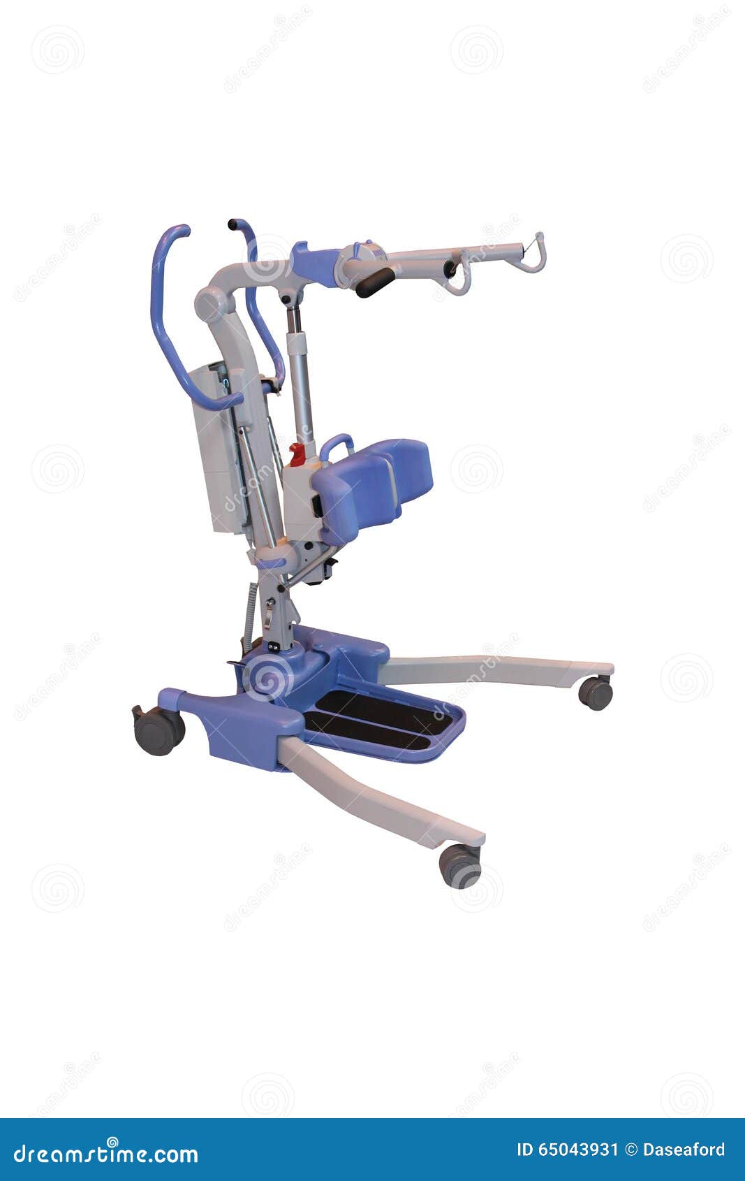 Powered Hoist. stock image. Image of portable, mobile - 65043931