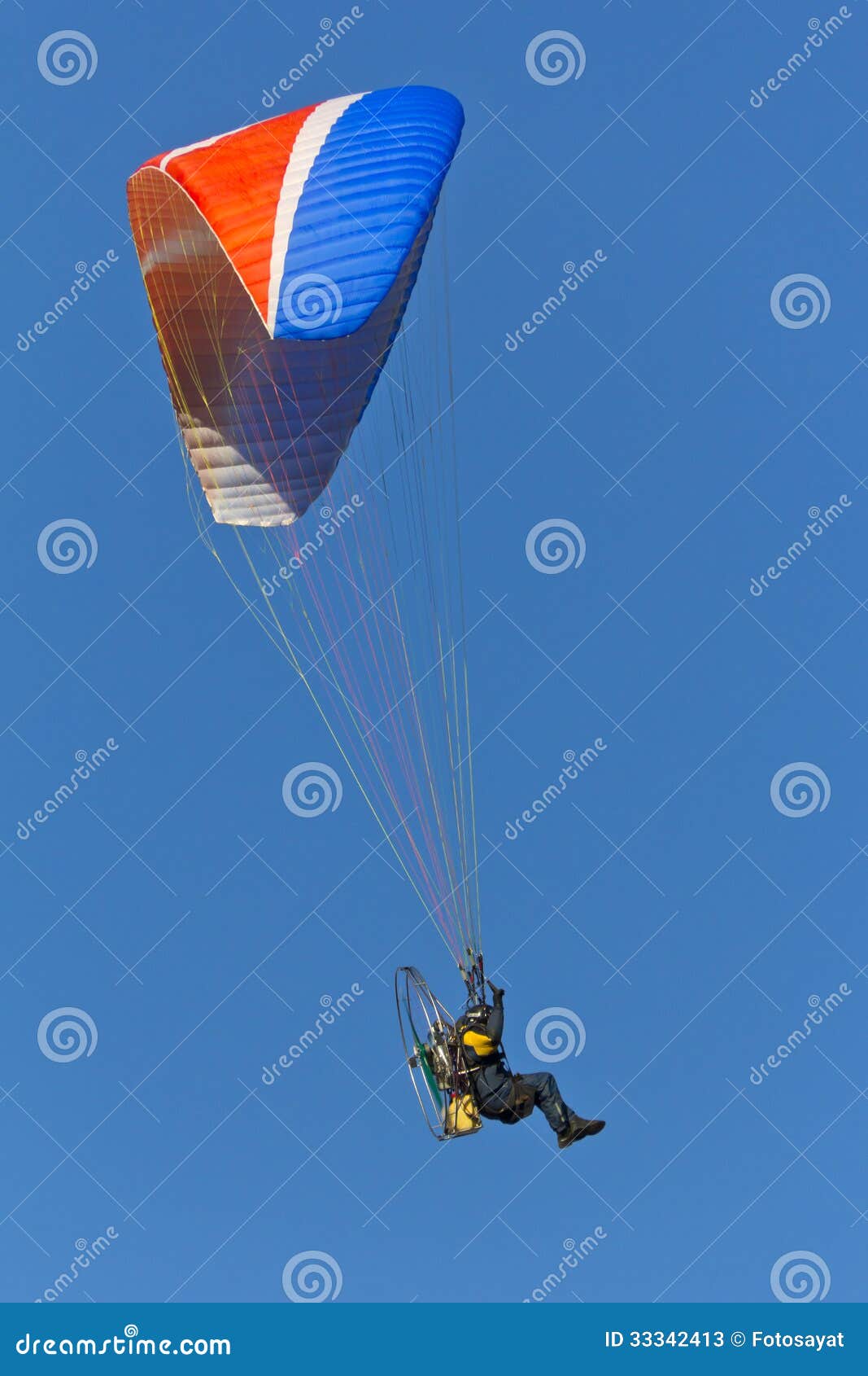 Powered parachute stock image. Image of danger, clear - 33342413