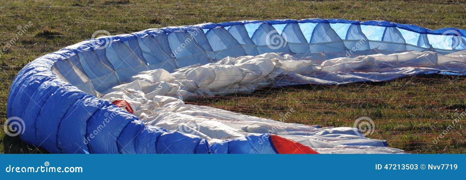 Powered parachute wing stock image. Image of flying, ground - 47213503