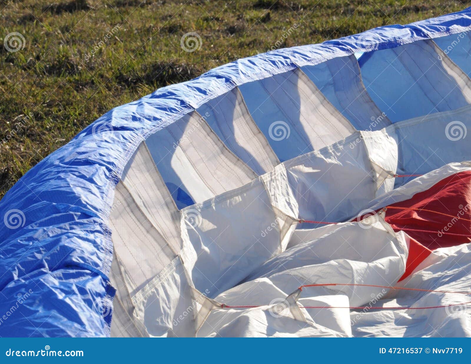 Powered parachute wing stock image. Image of flying, runway - 47216537