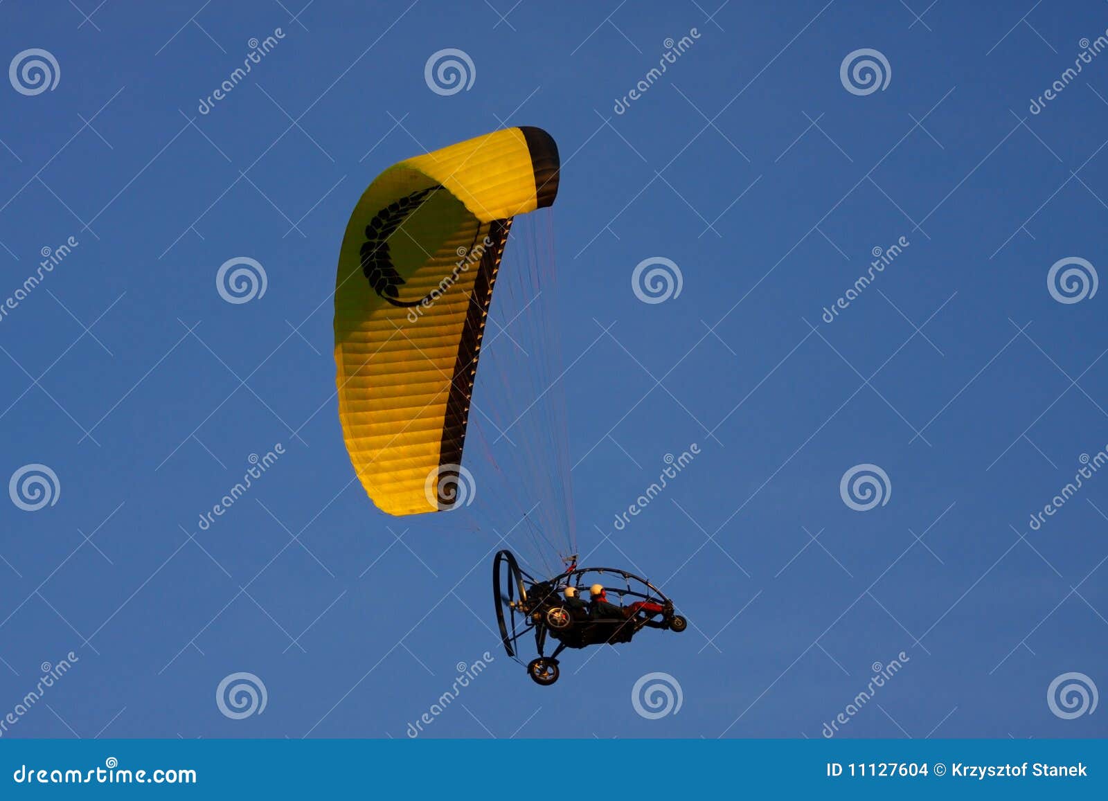 Powered paraglider stock photo. Image of motor, freedom - 11127604