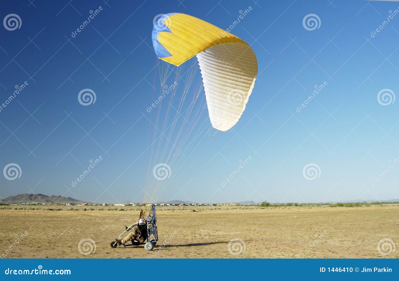 Powered Paragliding 11 stock photo. Image of lift, powered - 1446410