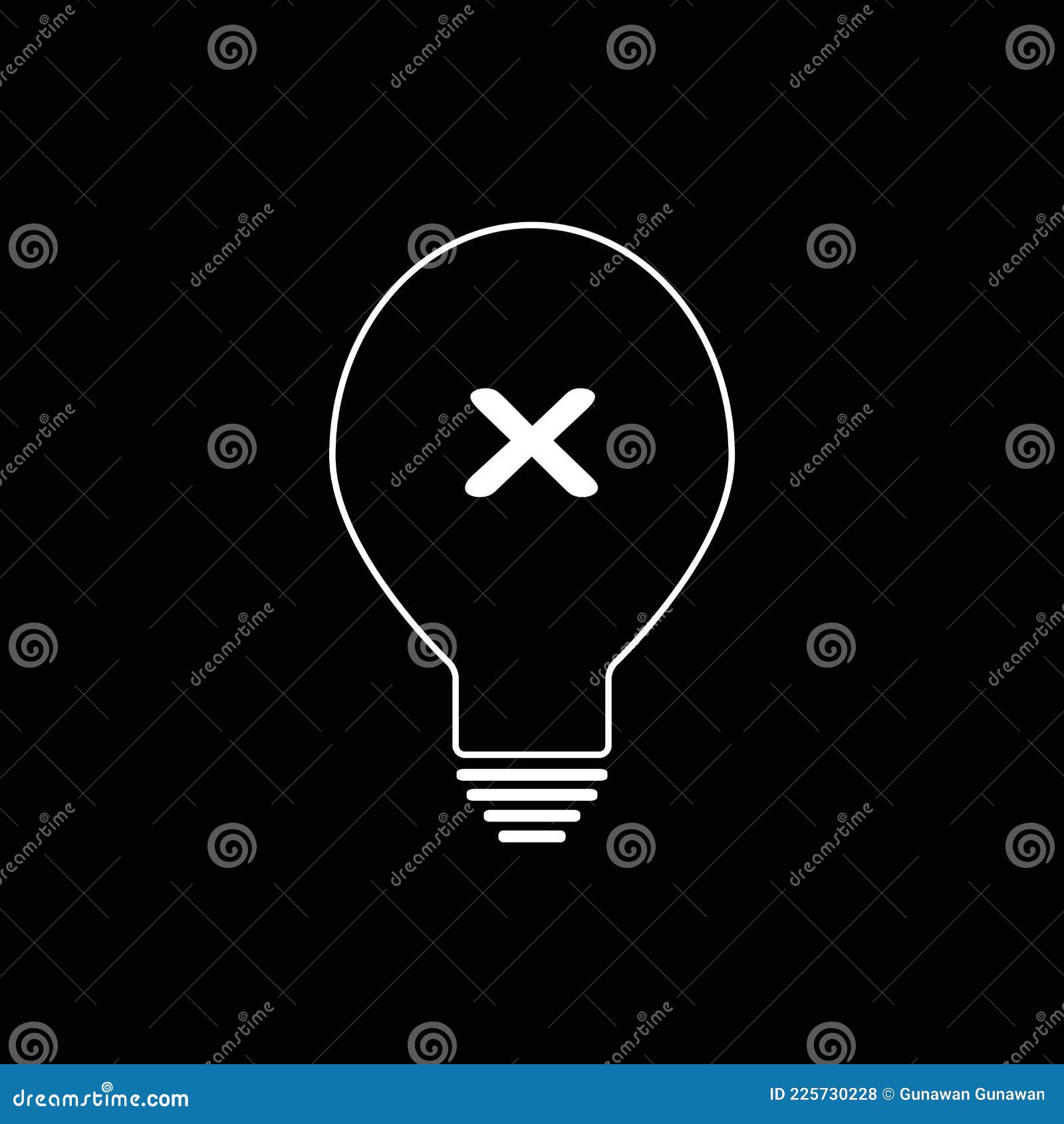 Vector icon for outage. stock vector. Illustration of information ...