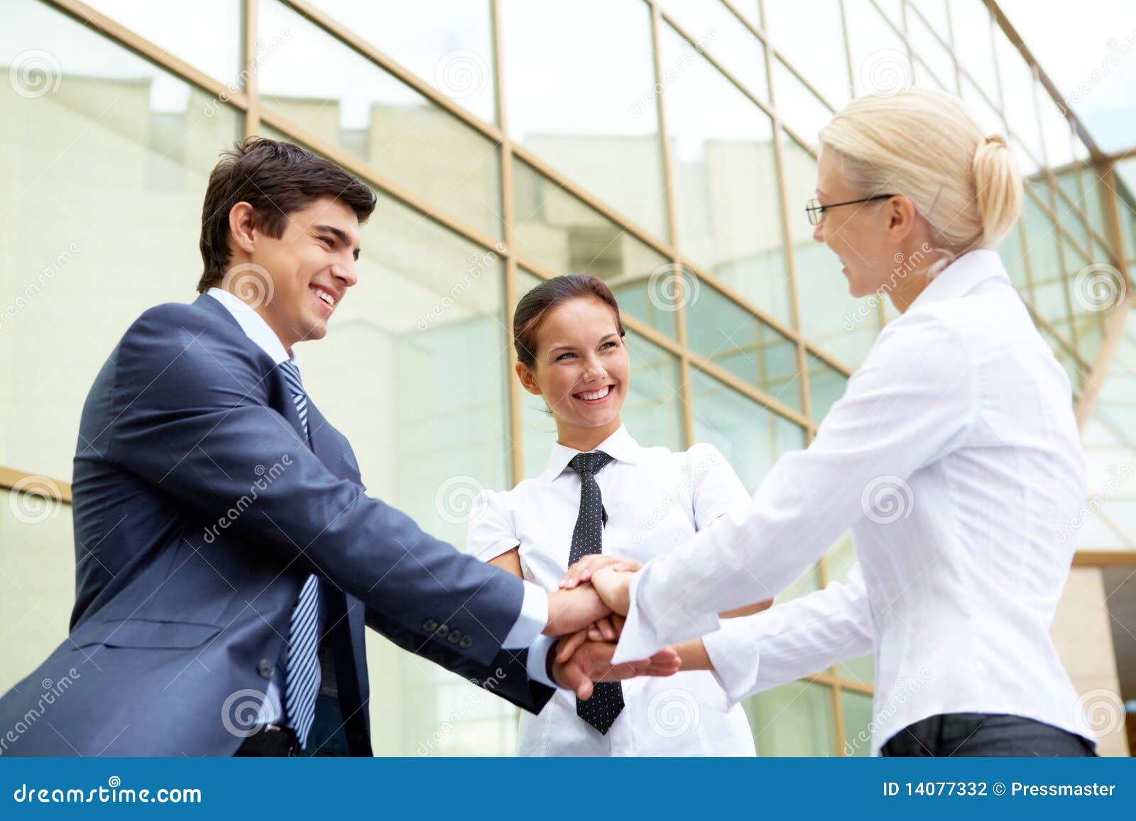 Powerful alliance stock photo. Image of attitude, altogether - 14077332