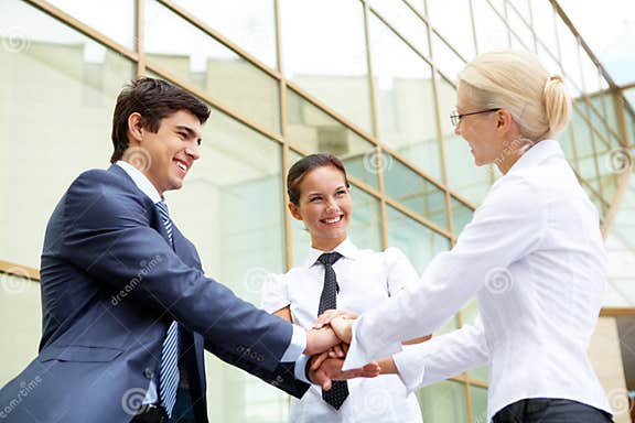 Powerful alliance stock photo. Image of attitude, altogether - 14077332