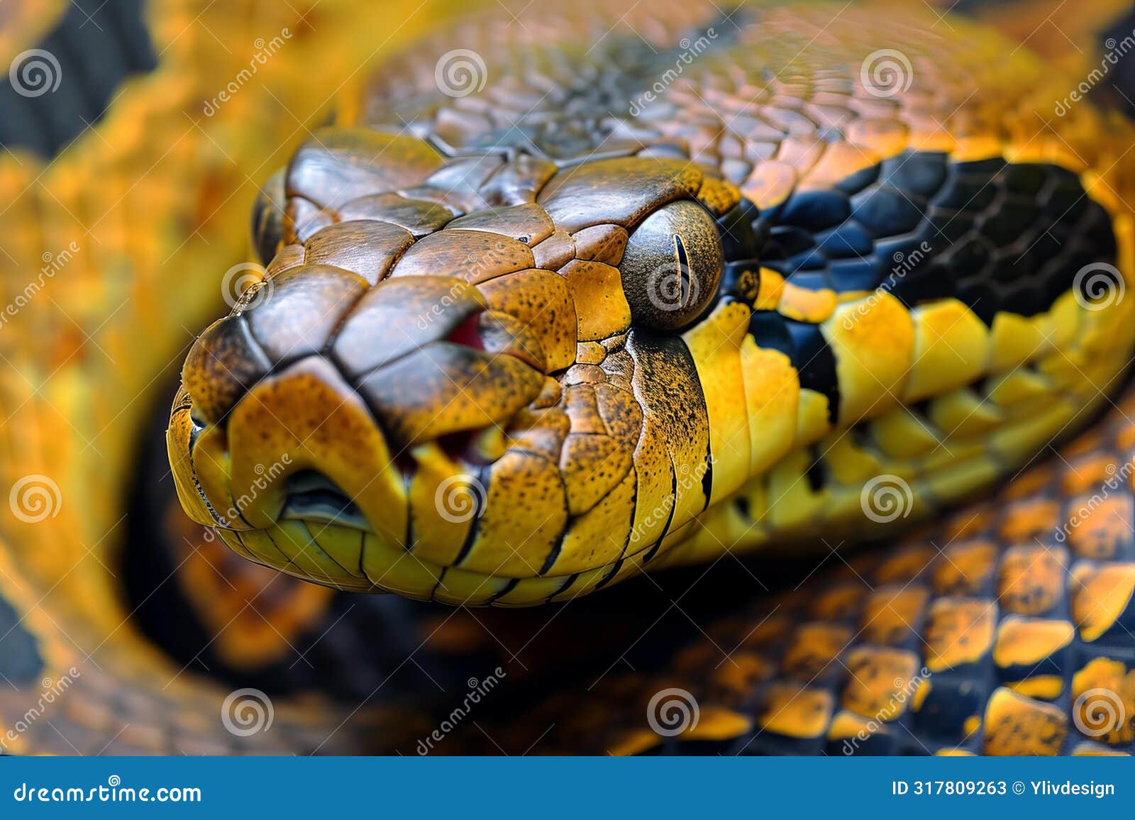 Powerful Anaconda Snake. Generate Ai Stock Image - Image of animal ...