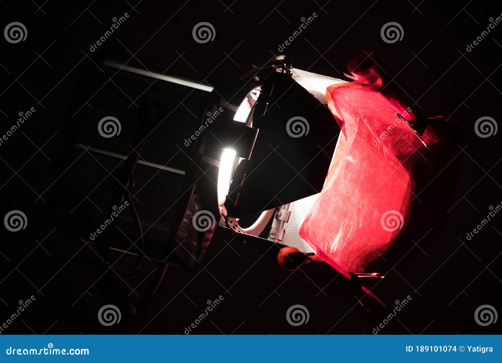 Powerful Artificial Light with Shutters for Work in a Film Studio or ...