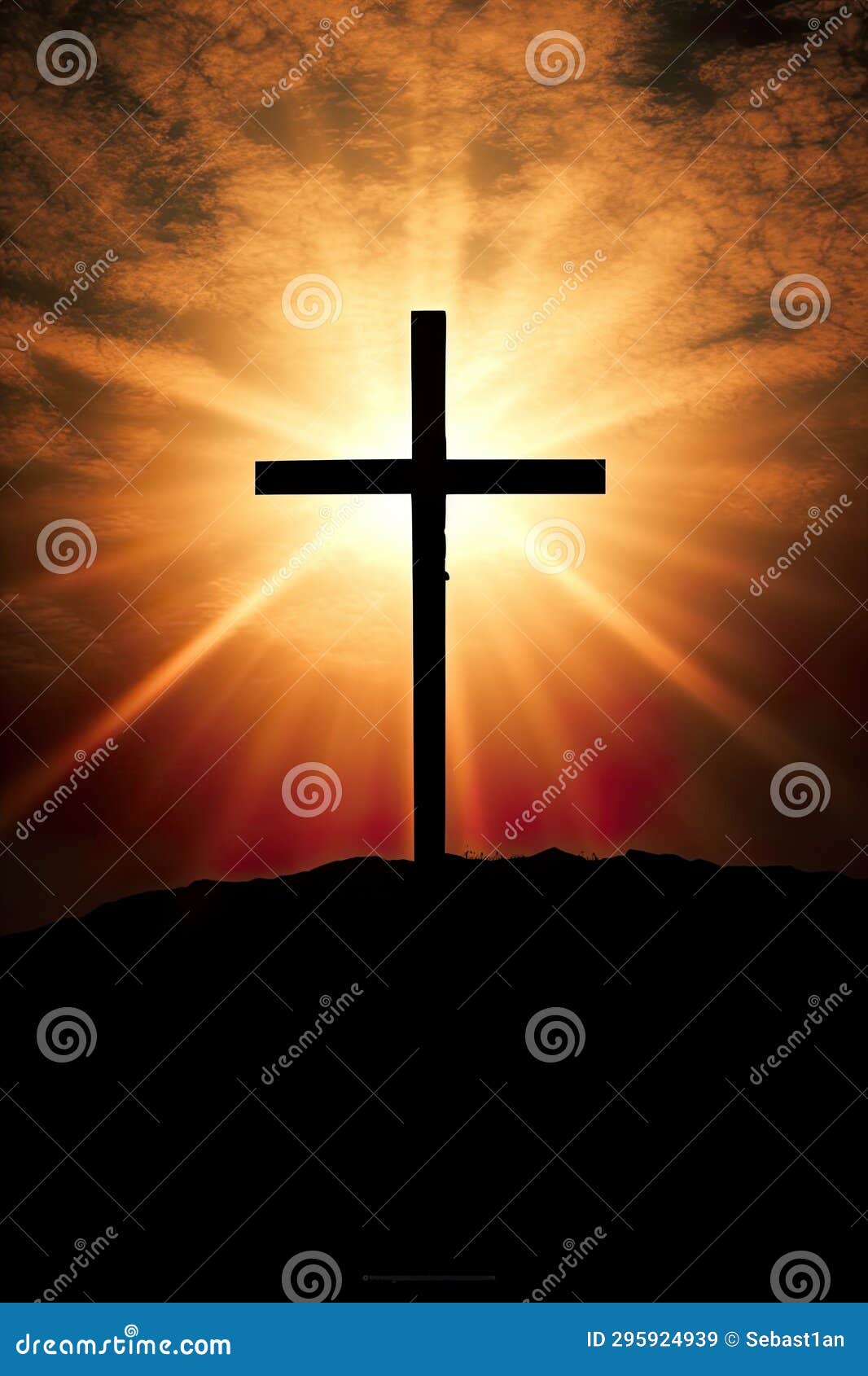 Powerful Backlighting Effect, Illuminating the Crosses in Silhouette ...