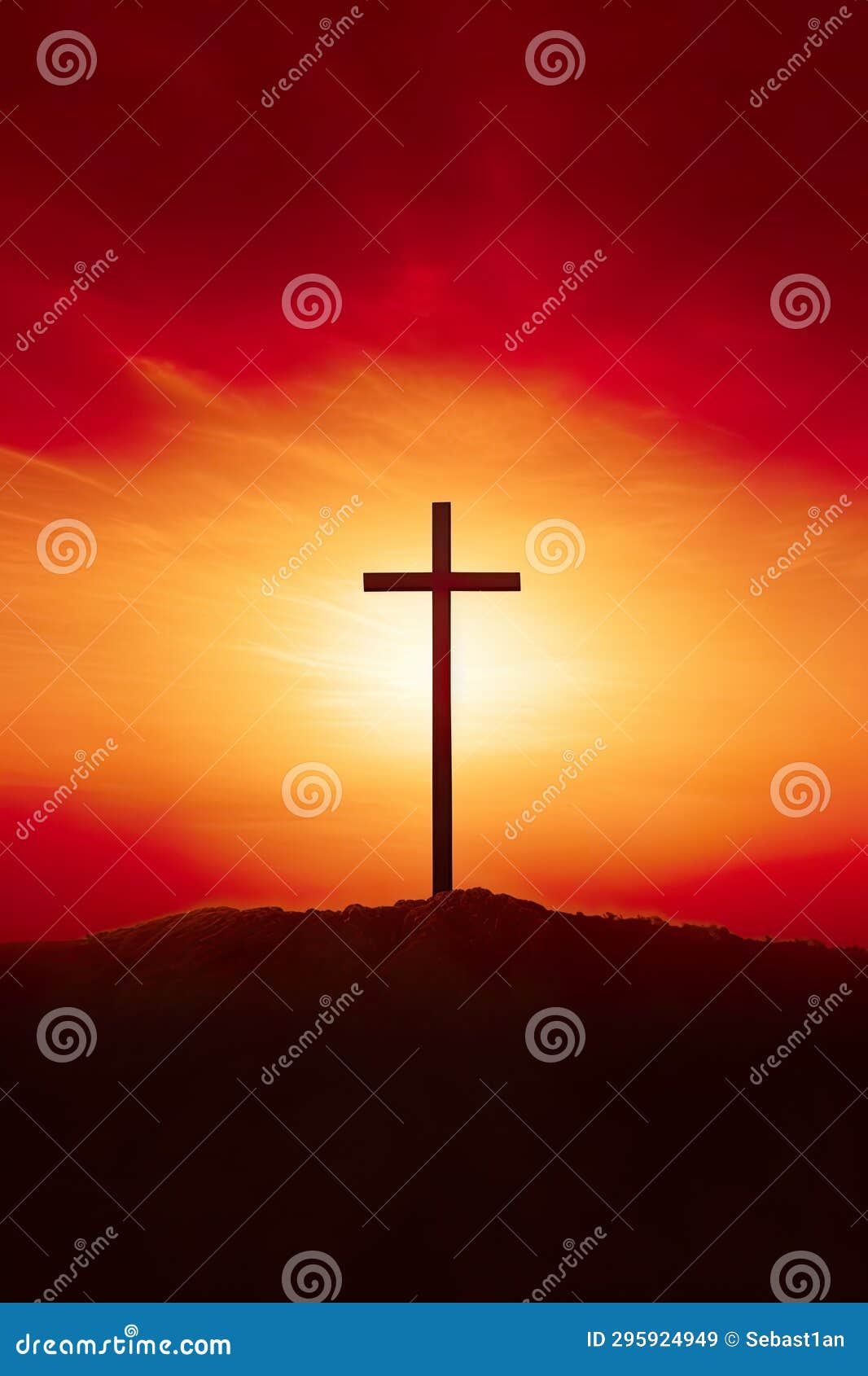 Powerful Backlighting Effect, Illuminating the Crosses in Silhouette ...