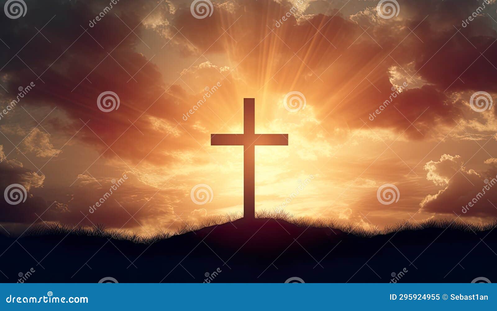 Powerful Backlighting Effect, Illuminating the Crosses in Silhouette ...