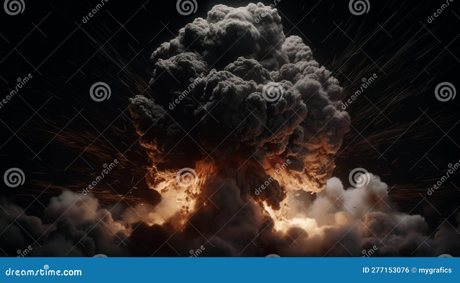 Blast Trauma, Neurotrauma Concept Icon. Bomb Explosion, War Shell ...