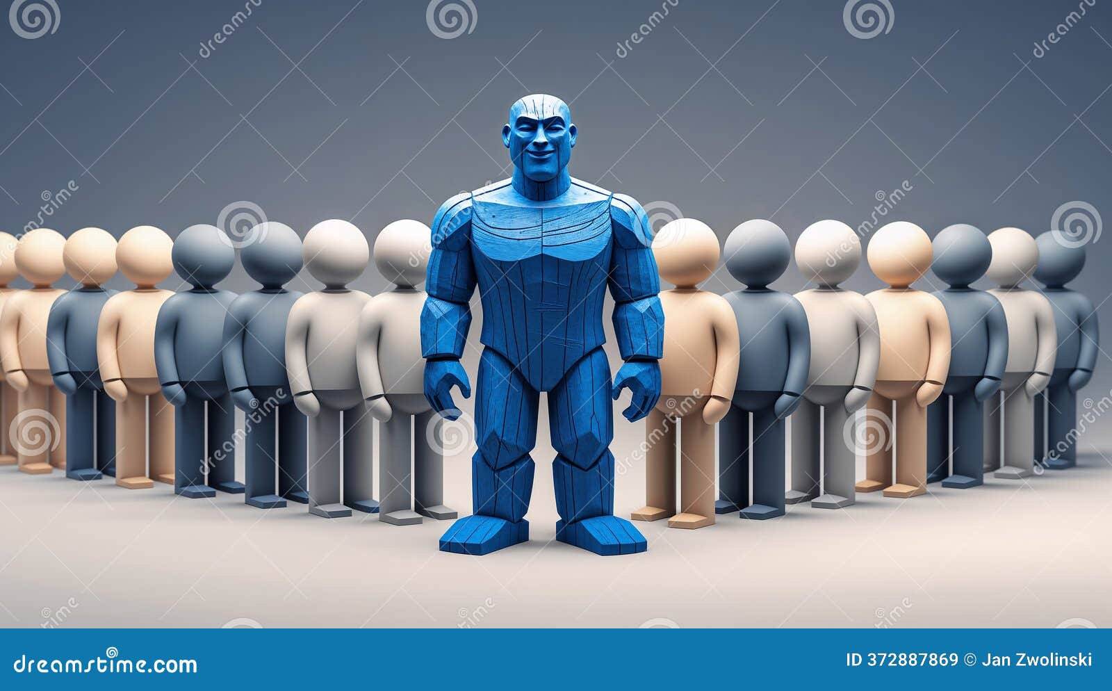 Blue Leader Stock Photo | CartoonDealer.com #16740192