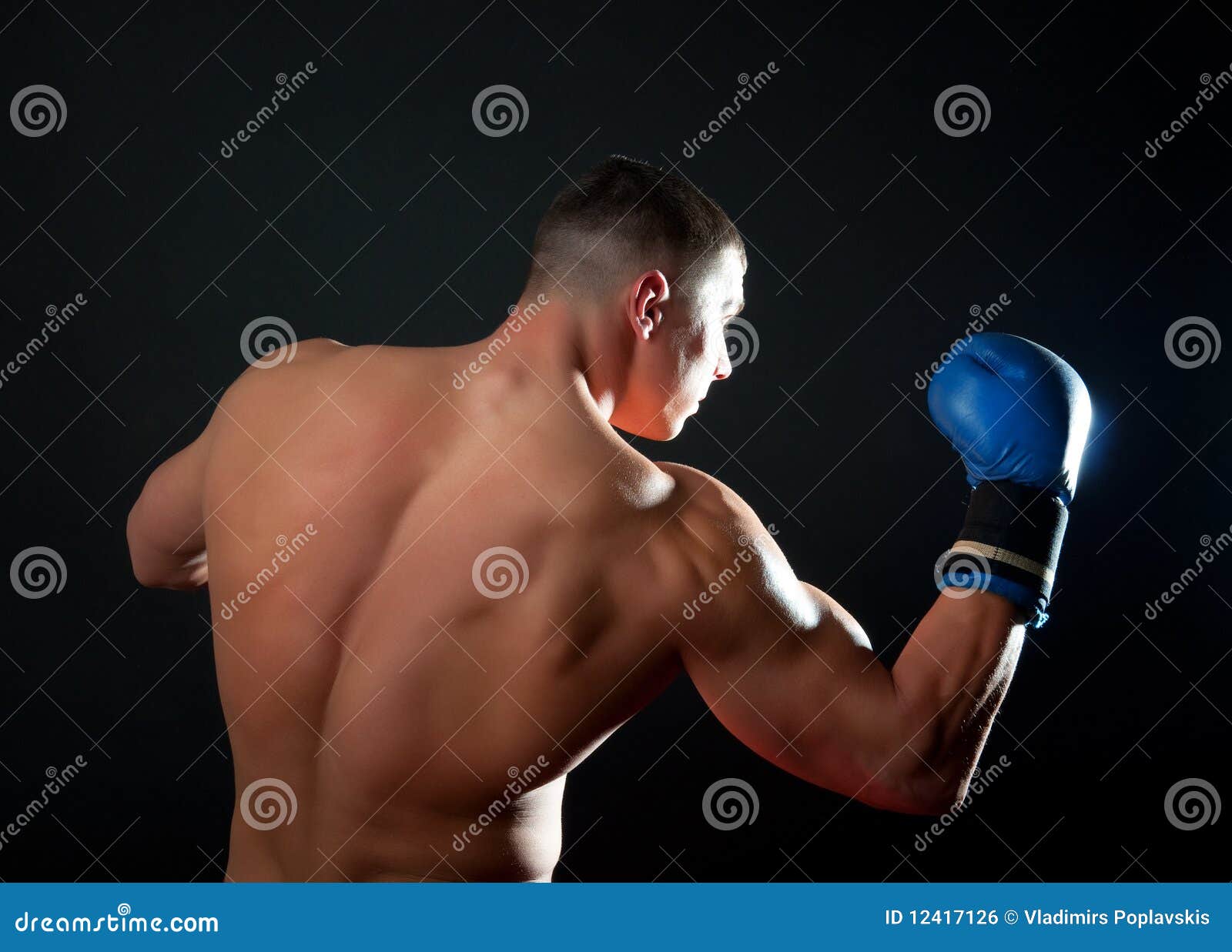 Powerful Boxer during Traning Stock Photo - Image of martial, boxer ...