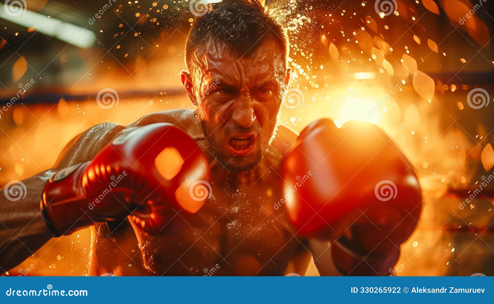 Intense and Powerful Boxing Training Session Was Captured in Dramatic ...