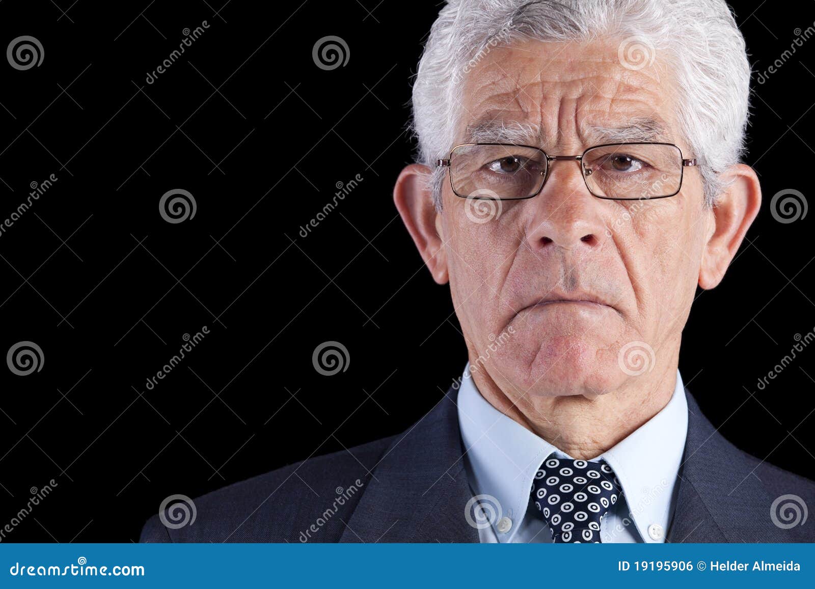 Powerful businessman stock photo. Image of closeup, leadership - 19195906