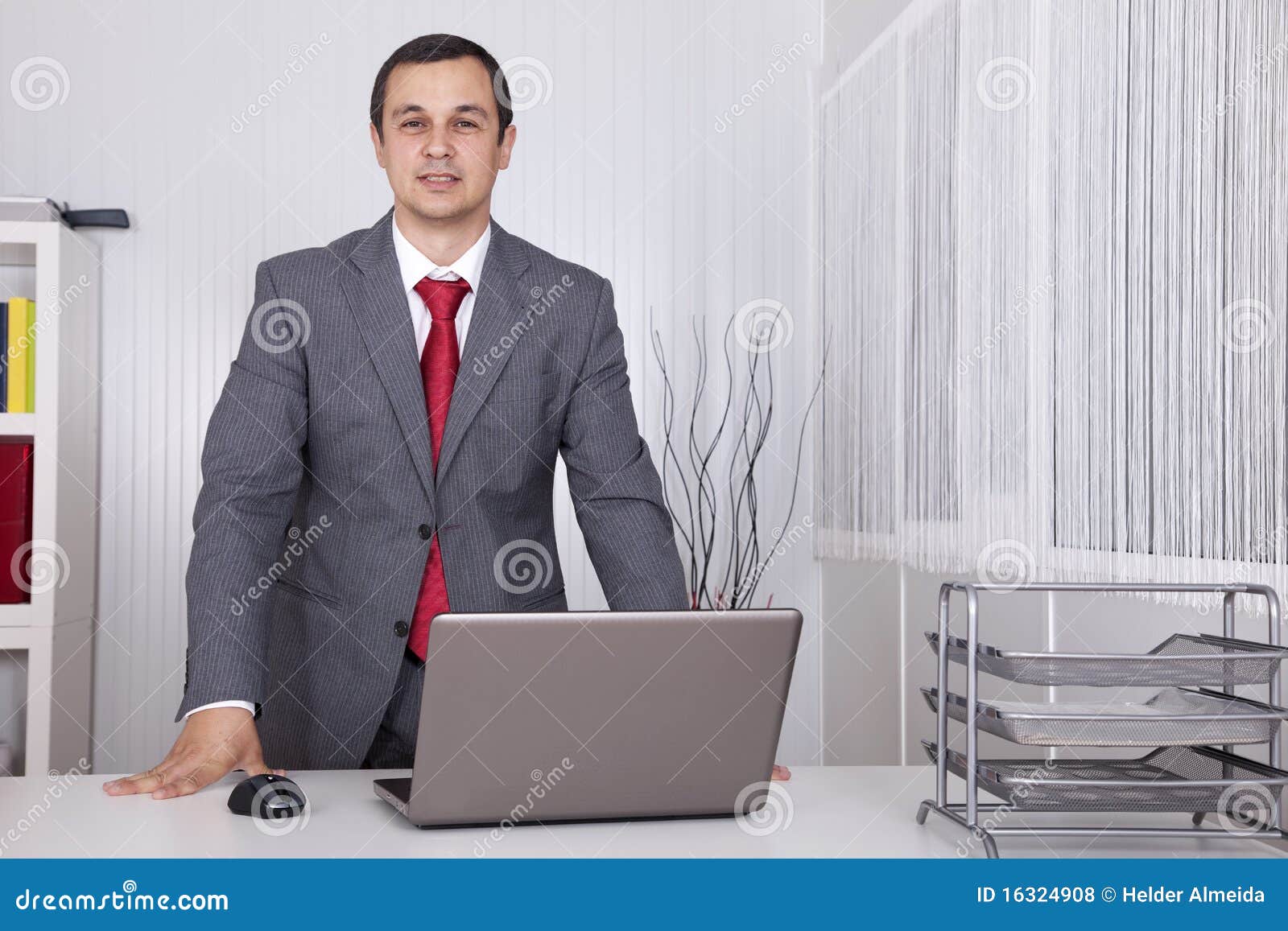 Powerful Businessman at the Office Stock Photo - Image of ...