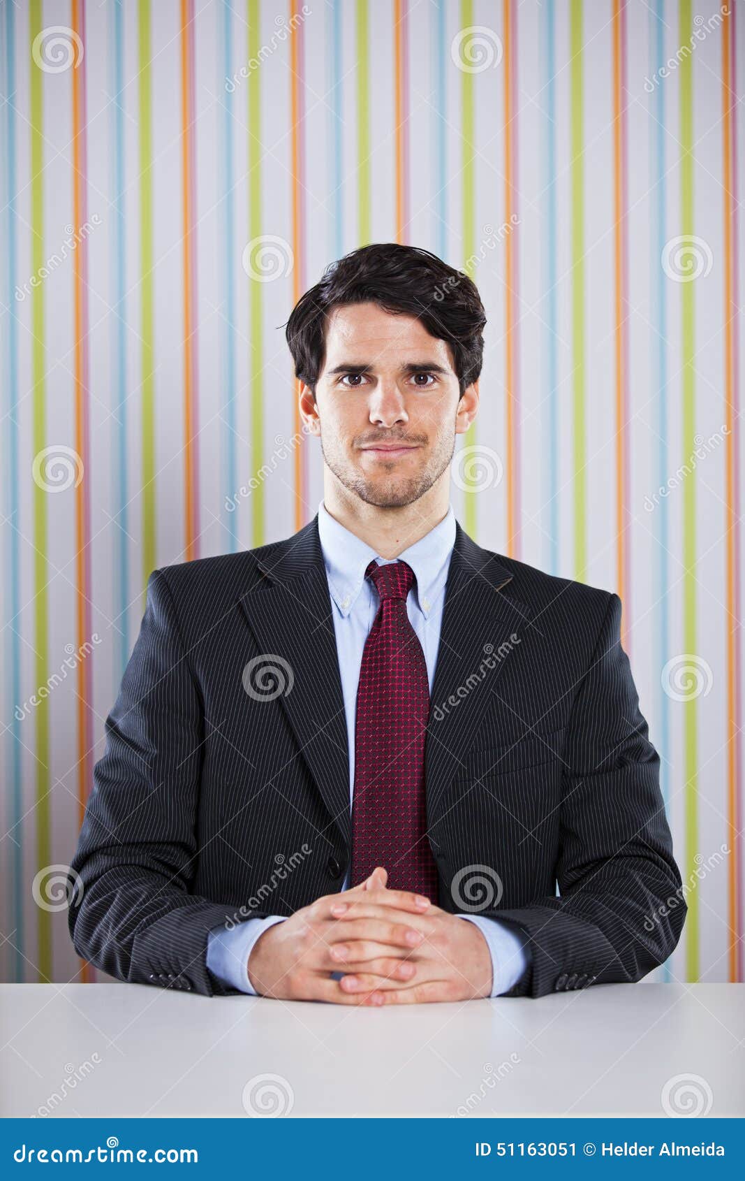 Powerful Businessman Portrait Stock Image - Image of male, business ...