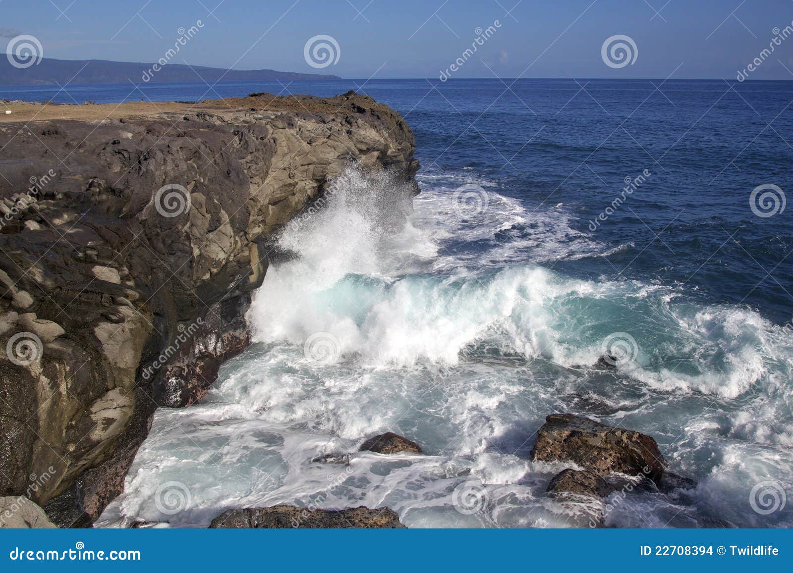 Powerful Coastline Waves stock photo. Image of ocean - 22708394