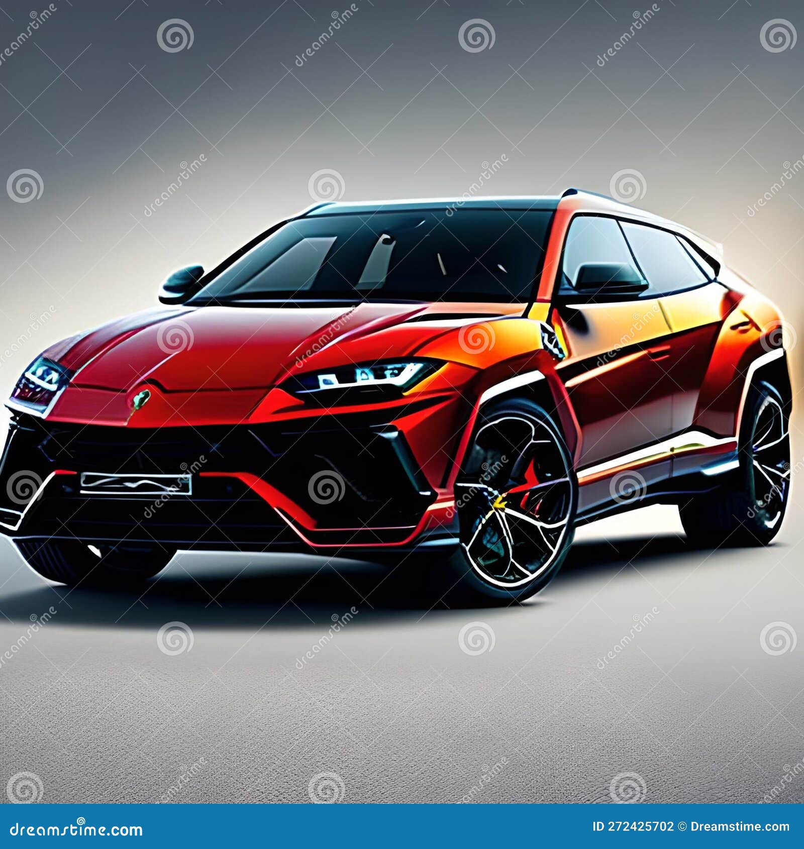 Lamborghini urus sport car stock illustration. Illustration of ...