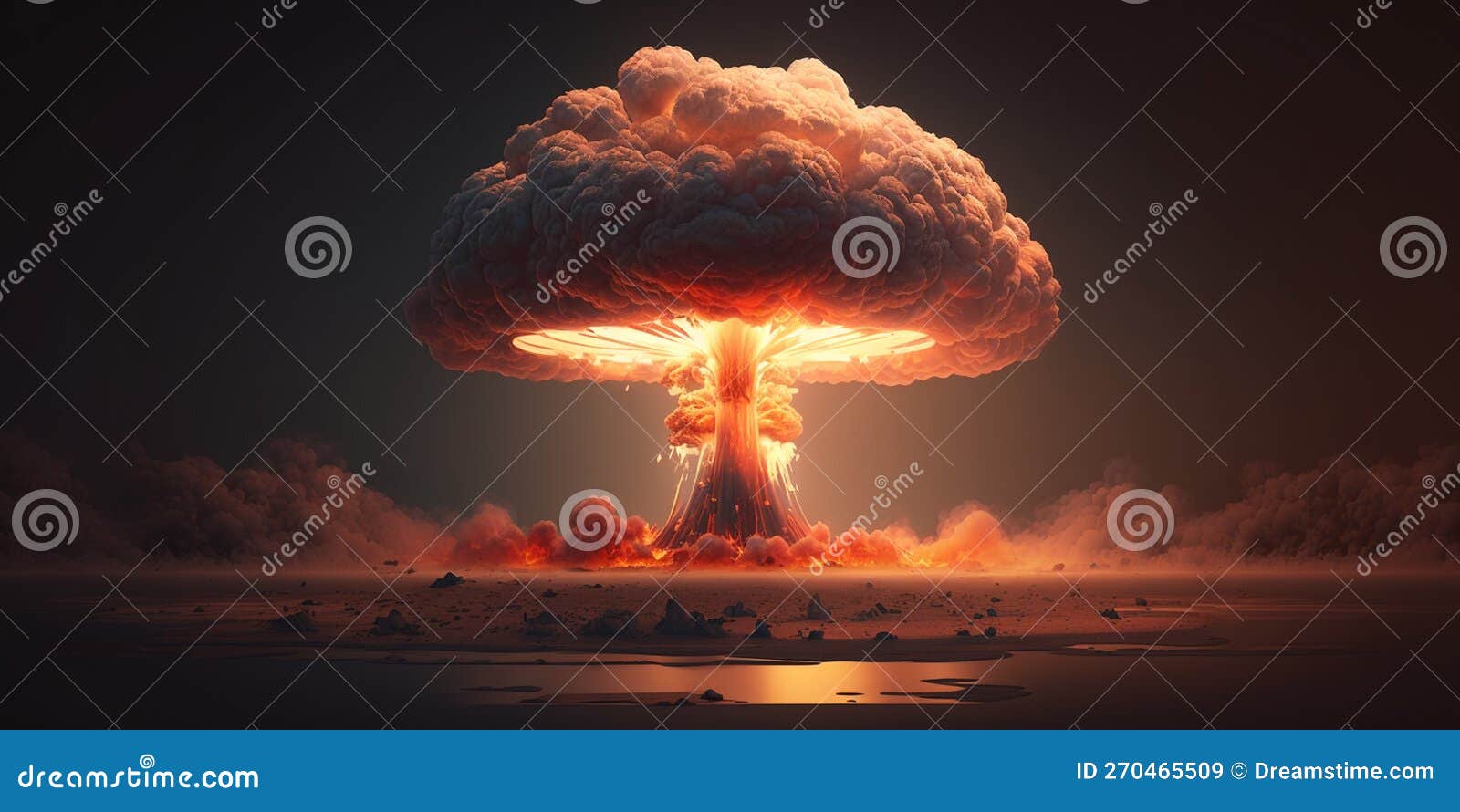 Apocalyptic Scene: Devastating Nuclear Explosion and Its Effects on the ...