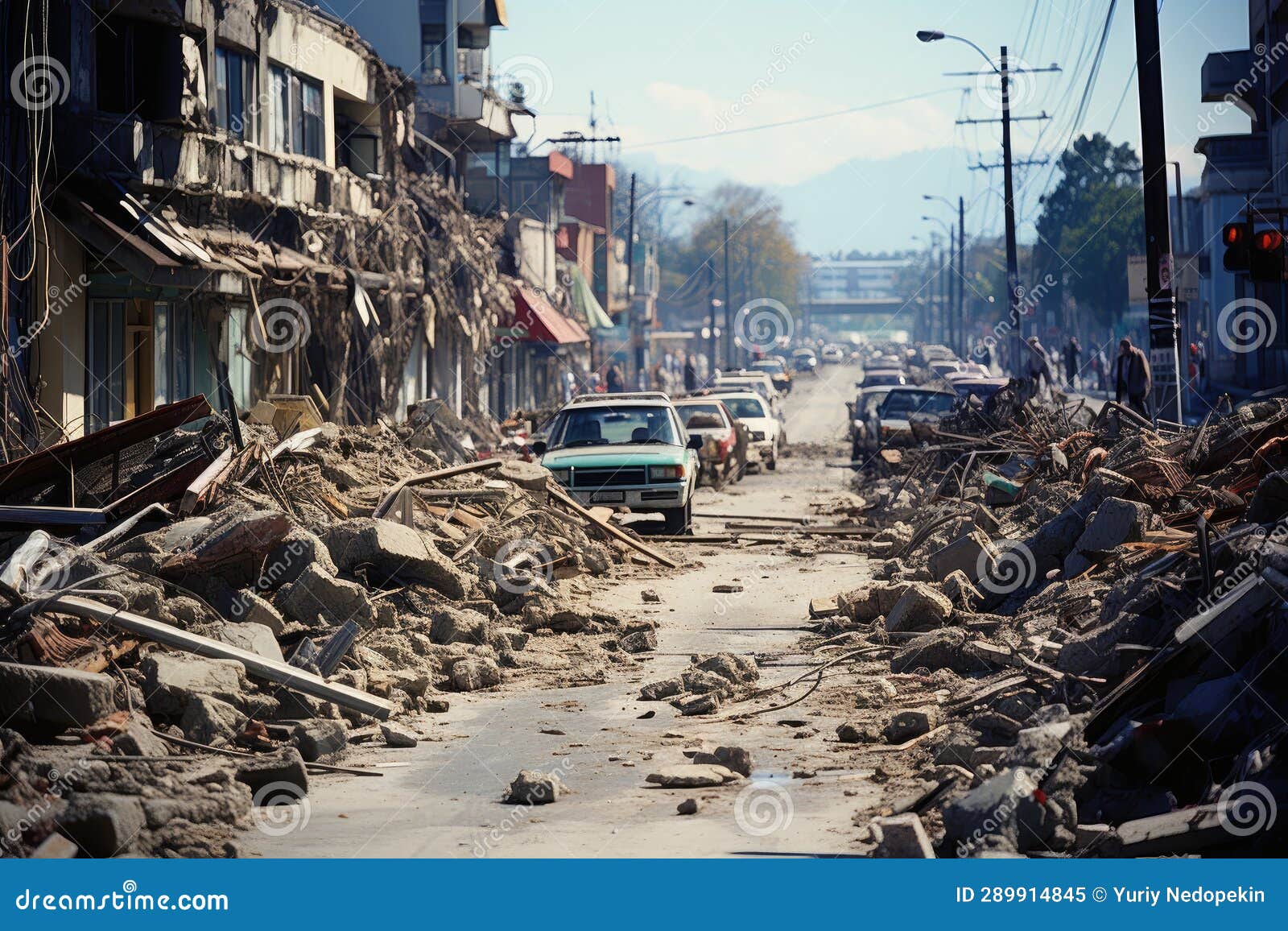 Powerful Earthquake, Showcasing the Devastating Impact of Seismic ...