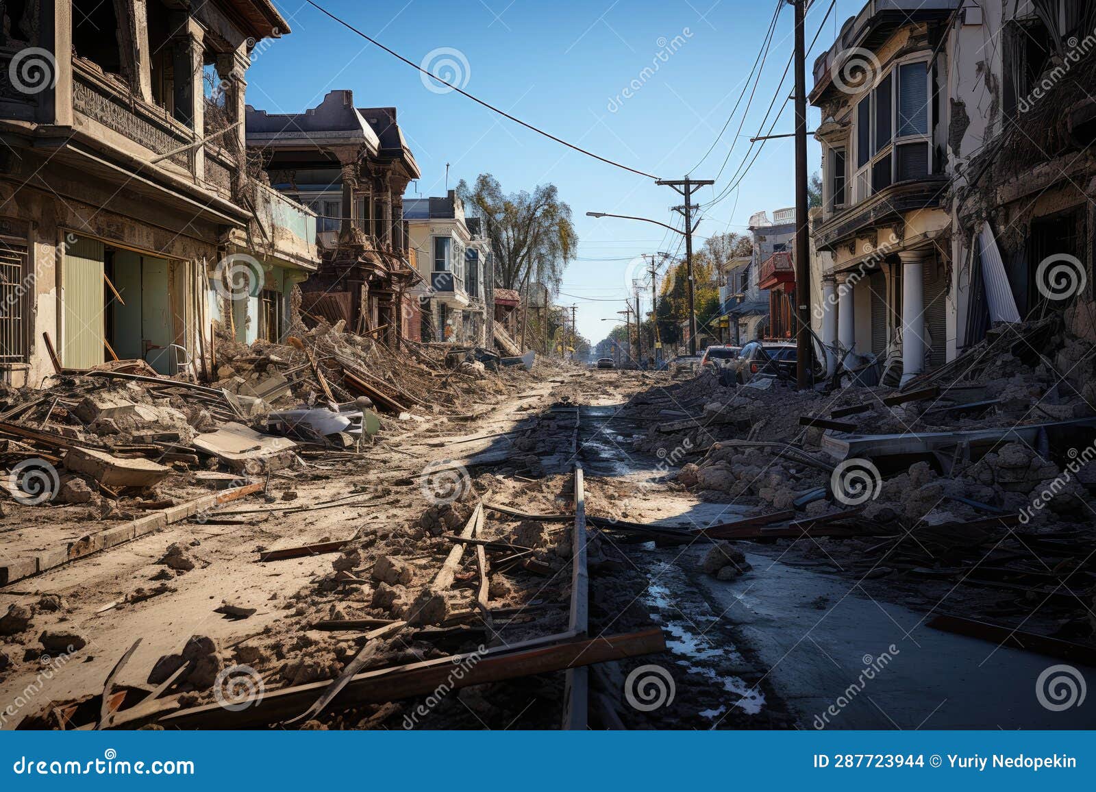 Powerful Earthquake, Showcasing the Devastating Impact of Seismic ...