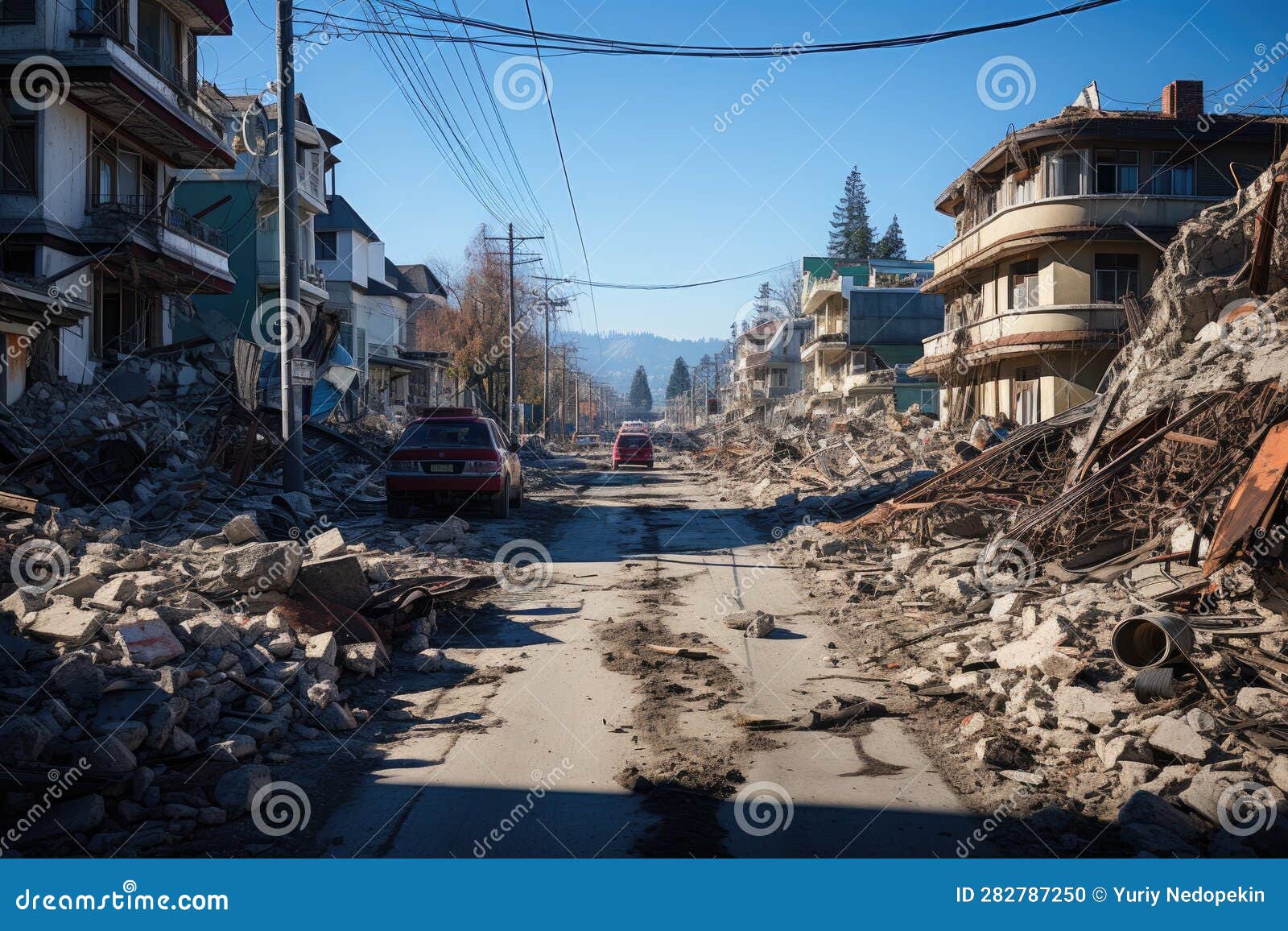 Powerful Earthquake, Showcasing the Devastating Impact of Seismic ...