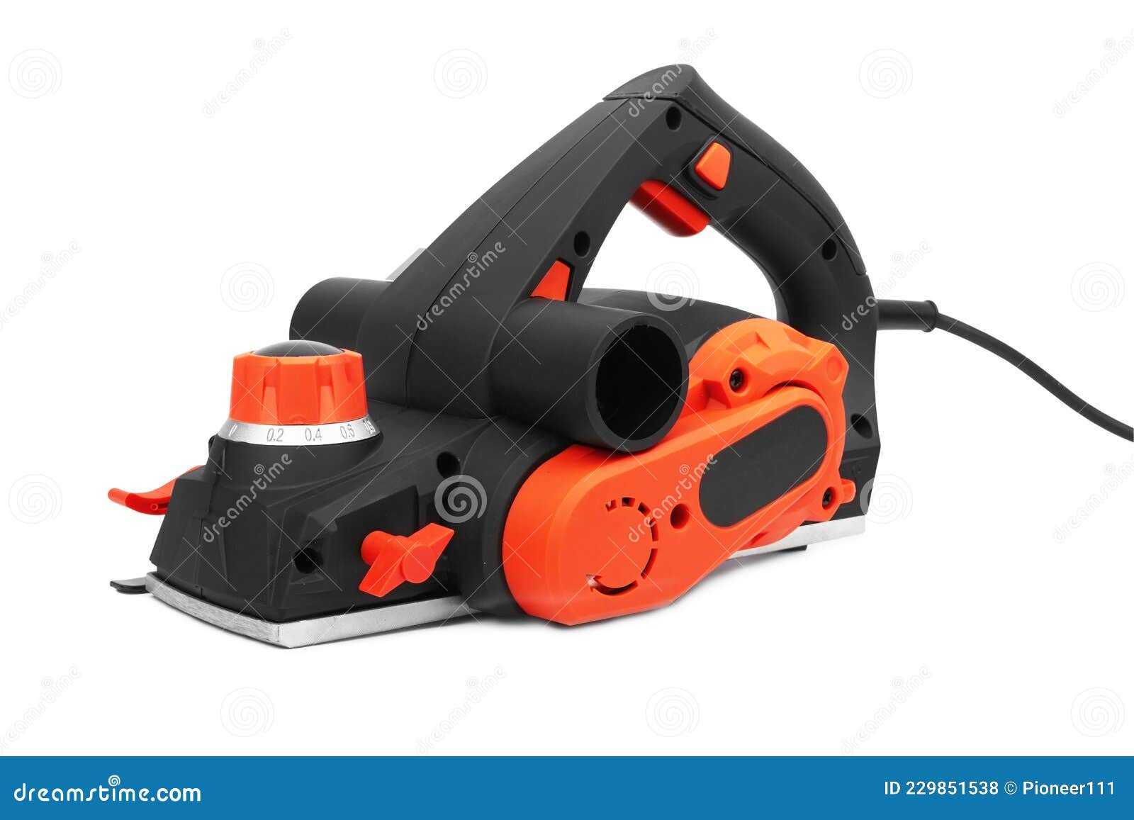 Powerful electric planer stock photo. Image of carpenter - 229851538