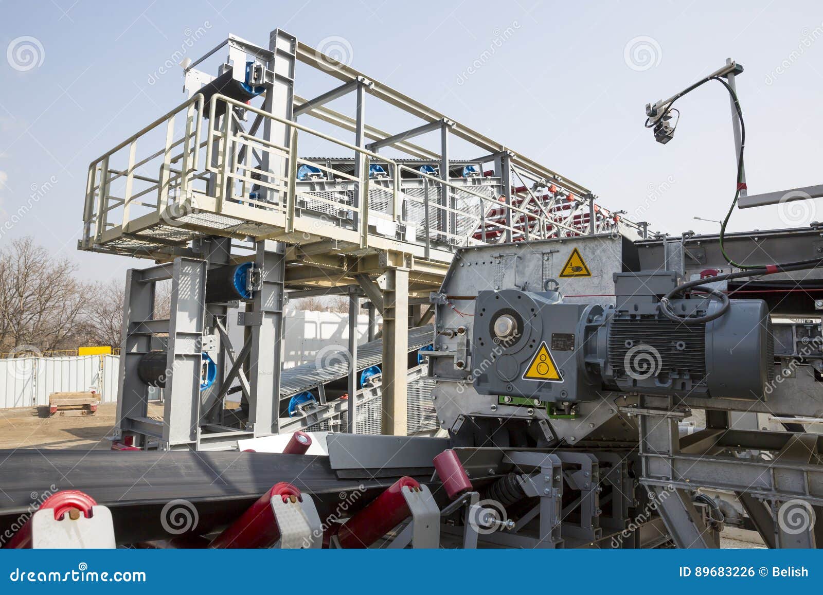 Two Powerful Electrical Contactors And Two Circuit Breakers In The ...