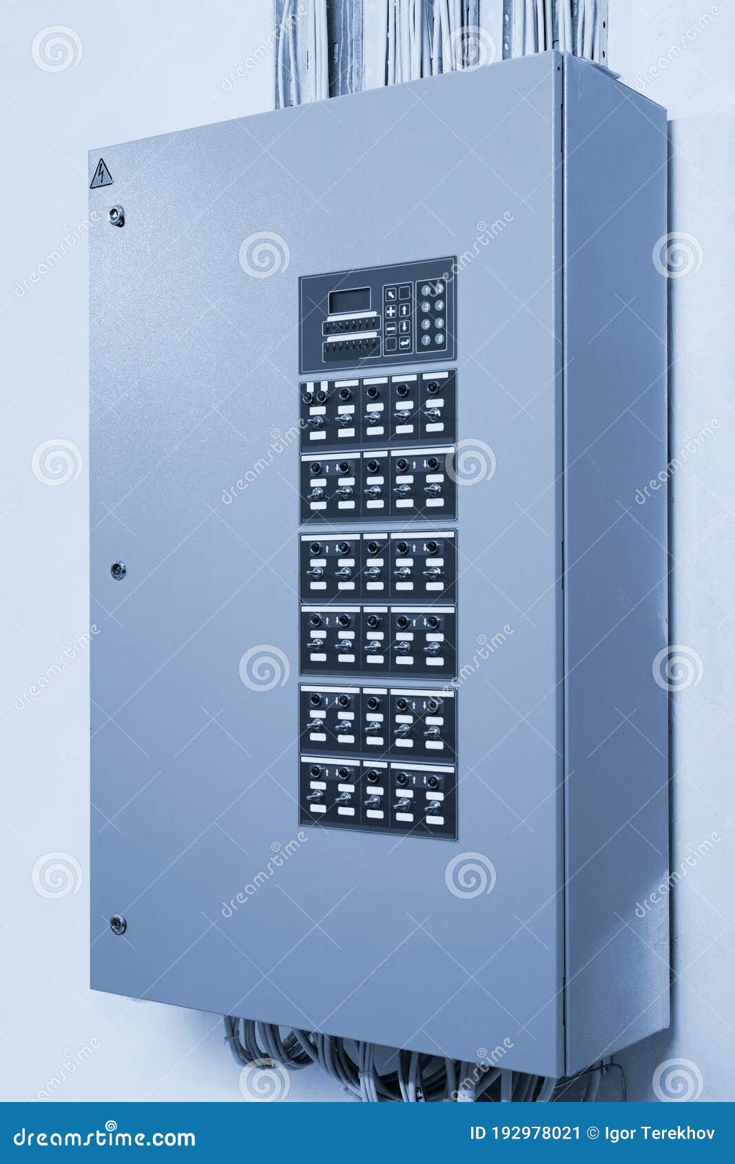 Powerful Electronic Control Panel Stock Image - Image of order ...