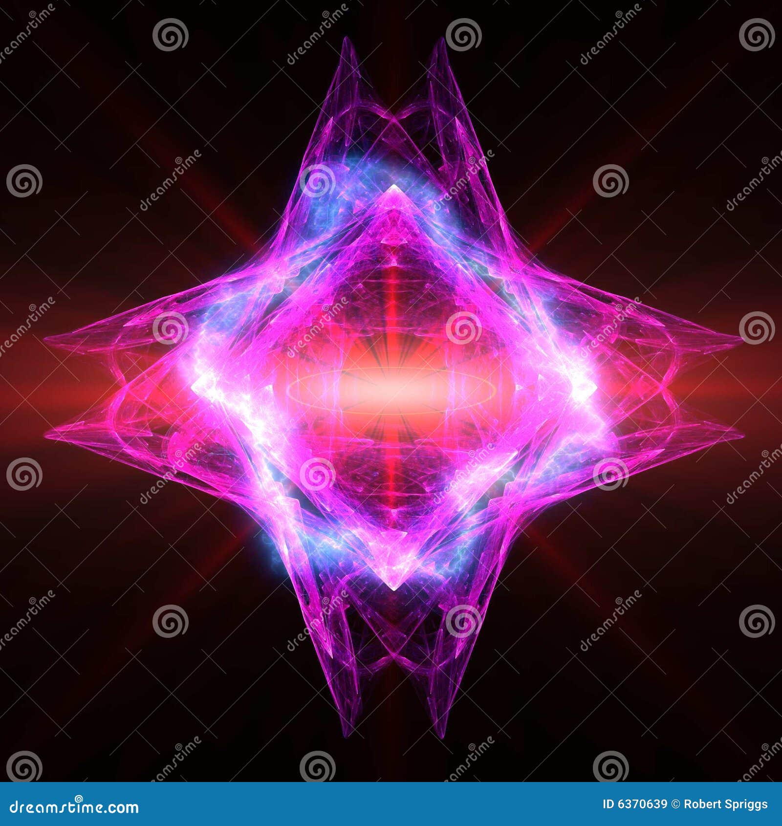 Powerful Energy Crystal stock illustration. Illustration of cosmic ...