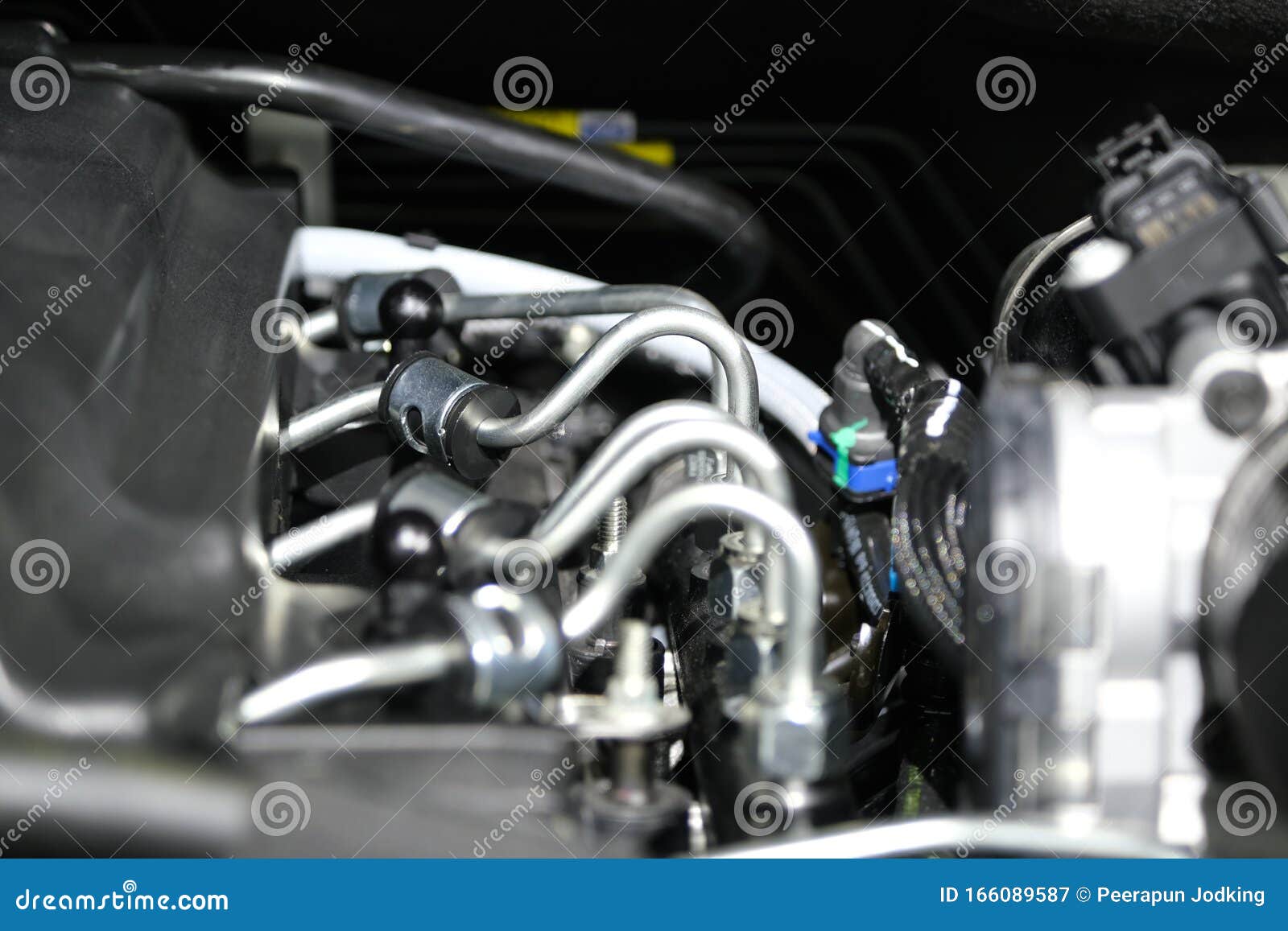 Powerful Engine of a Car. Internal Design of Engine. Car Engine Part ...