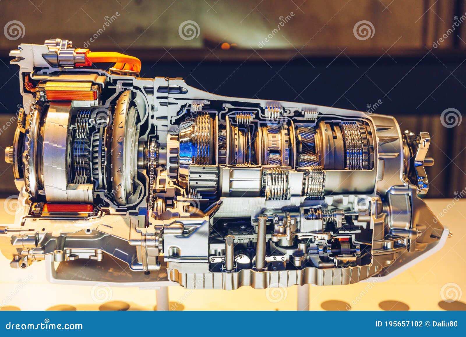 Powerful Engine of a Car. Internal Design of Engine. Car Engine Part ...