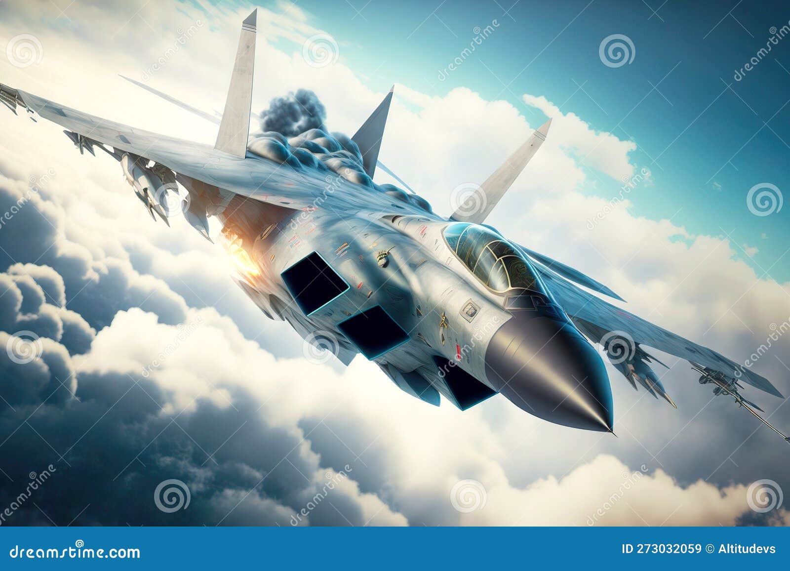 A Powerful Fighter Jet Soars Through The Dark Night Sky, Showcasing Its ...