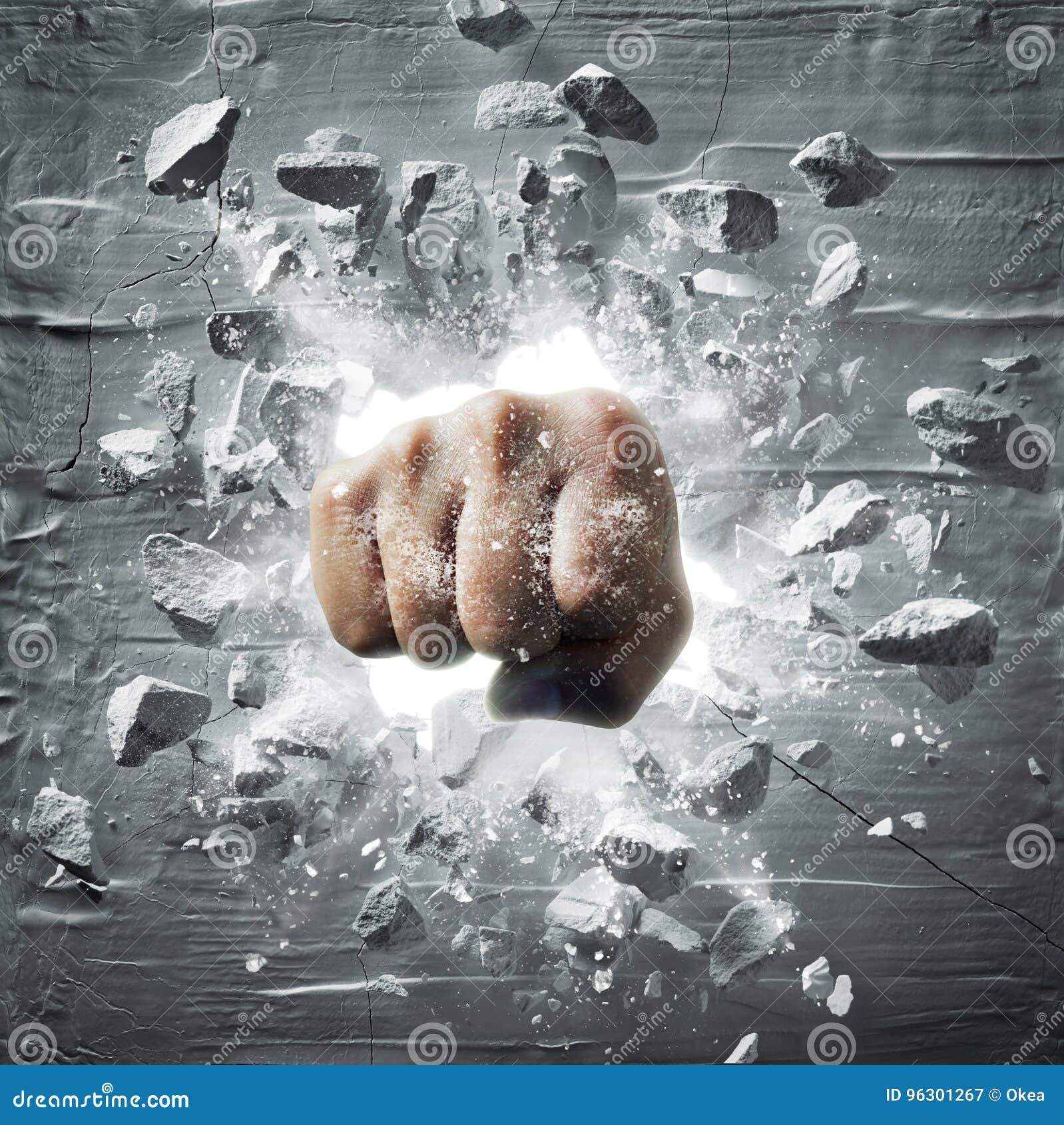 Powerful fist stock image. Image of concept, power, boxing - 96301267