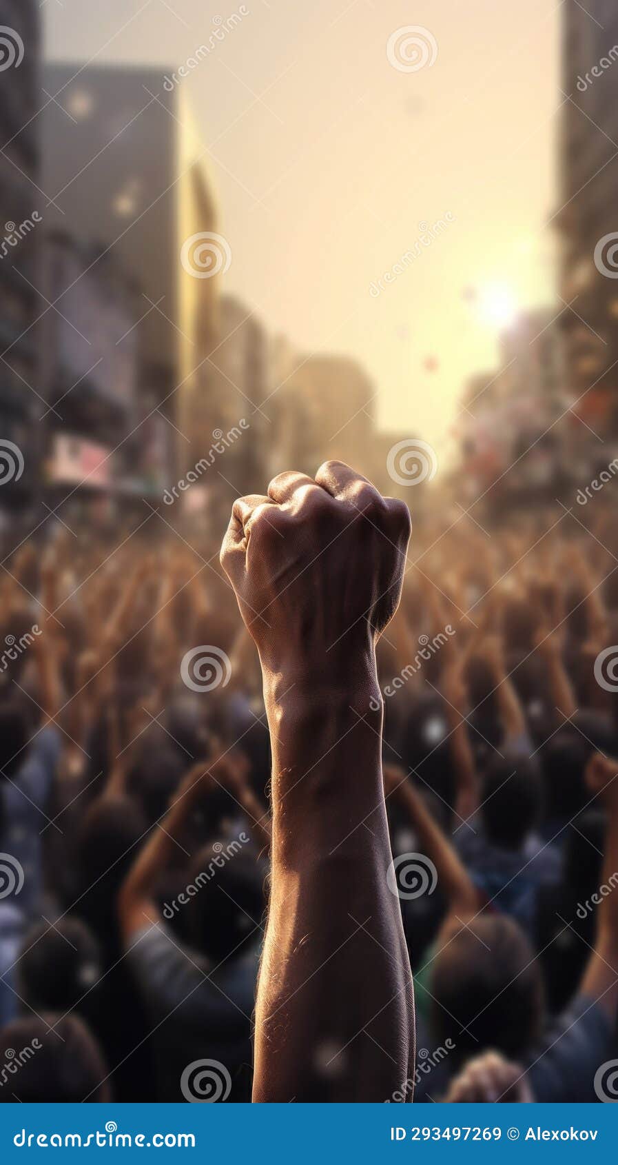 Powerful Fist Raised in Tel Aviv Crowd AI Generated Stock Illustration ... Powerful Fist Raised in Tel Aviv Crowd AI Generated Stock Illustration ...