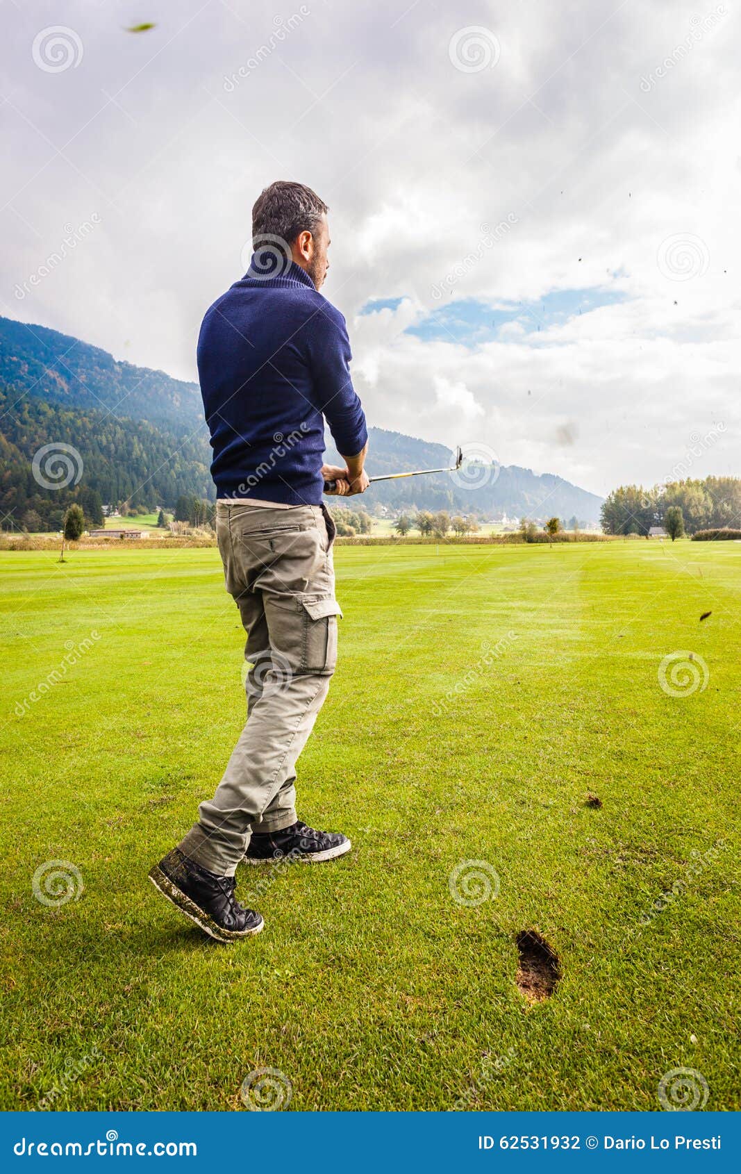 Powerful golf swing stock photo. Image of driver, leisure - 62531932