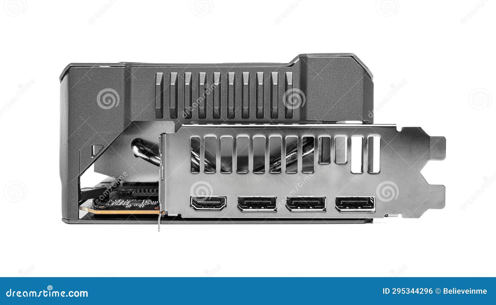 Powerful Graphic Adapter With Passive Cooler. Royalty-Free Stock Image ...