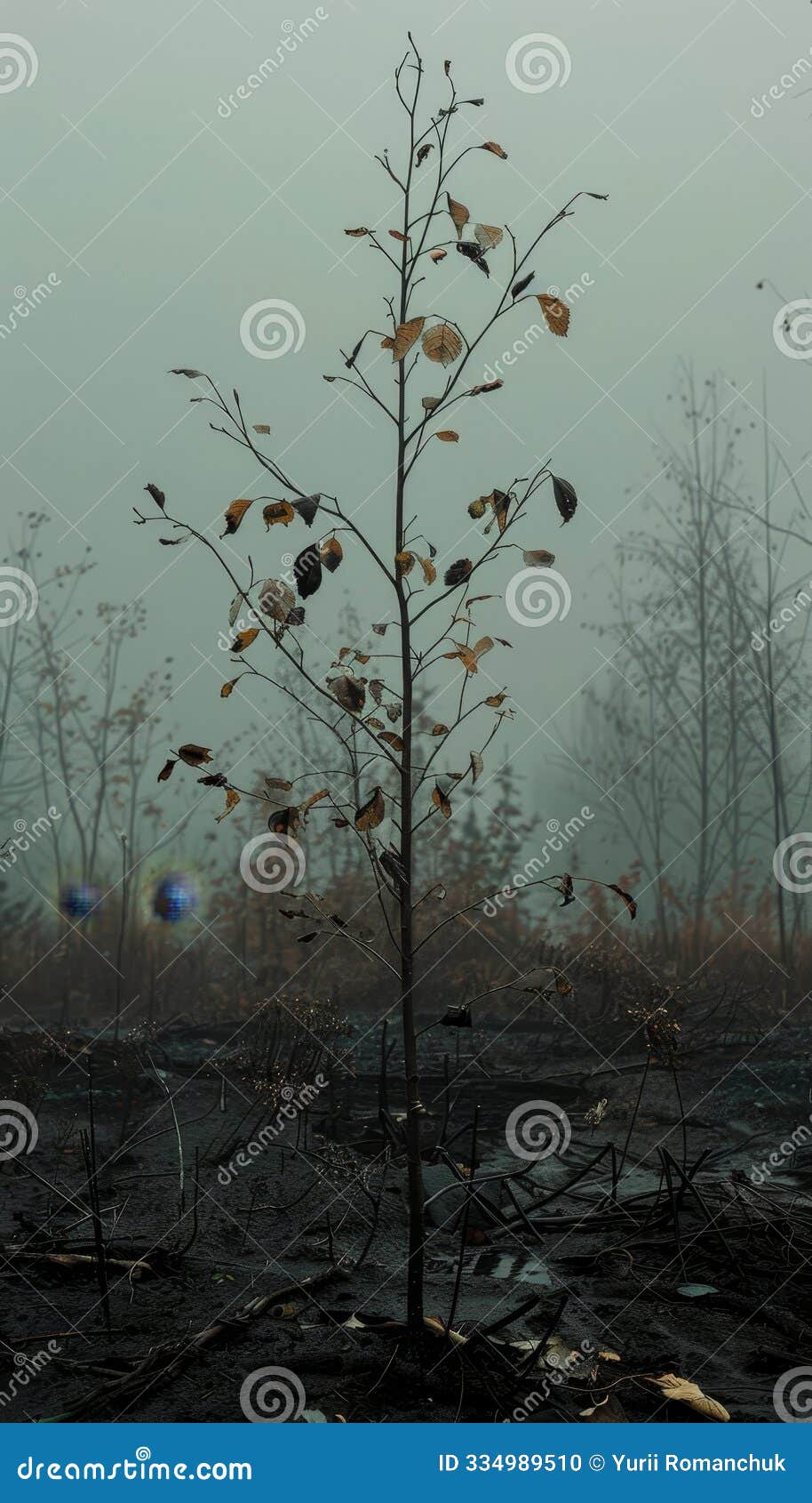 A Powerful Image of Acid Rain S Devastation on Trees Reflecting ...