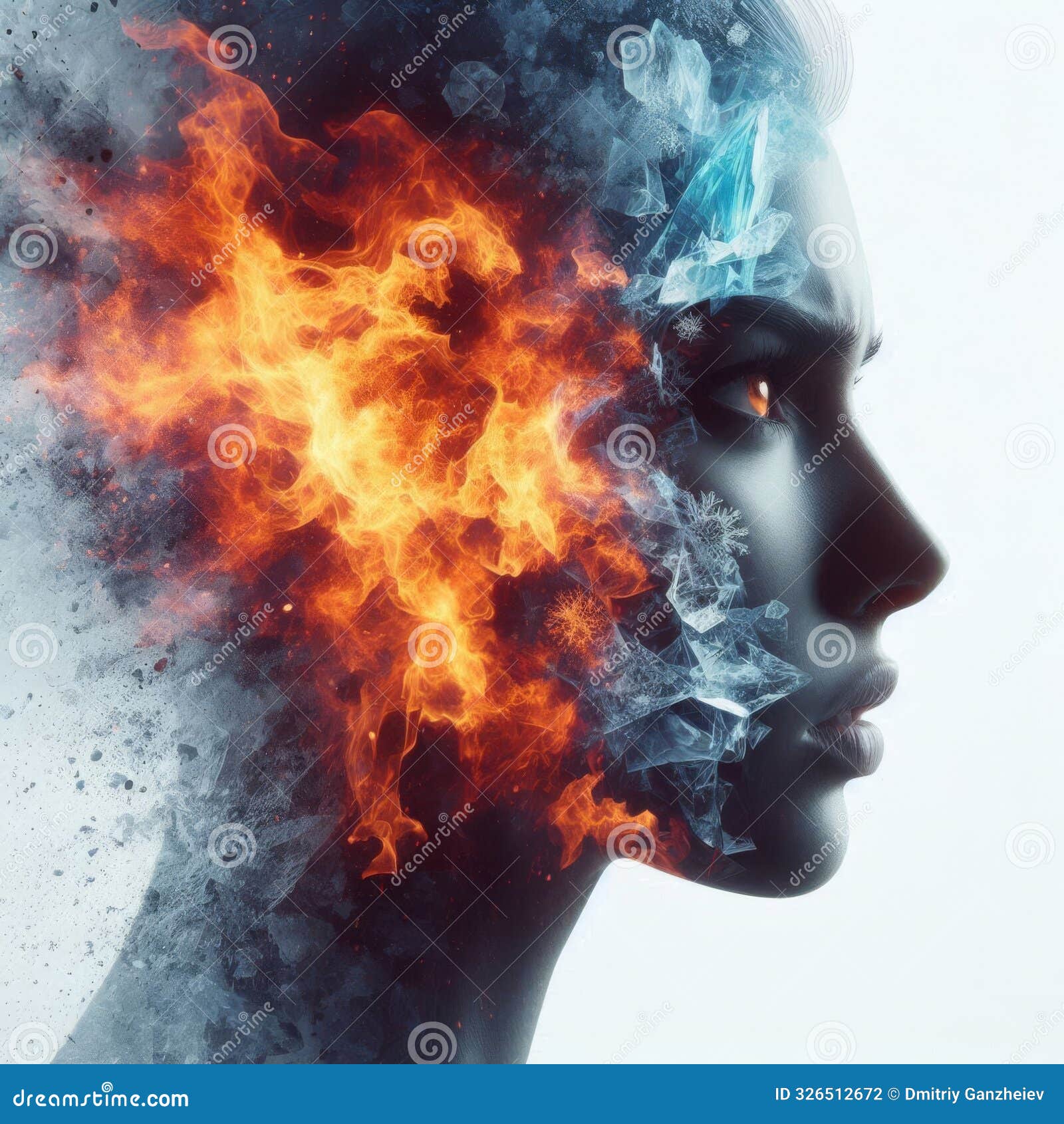 Frozen Fury stock illustration. Illustration of coexistence - 326512672