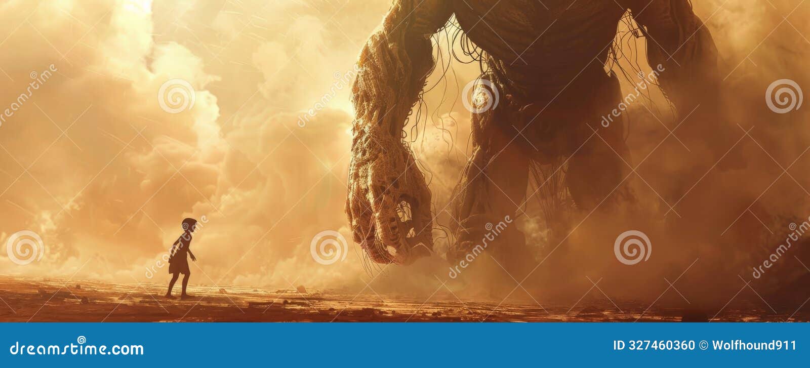 A Powerful Image of David Facing Goliath, with a Dramatic Contrast ...