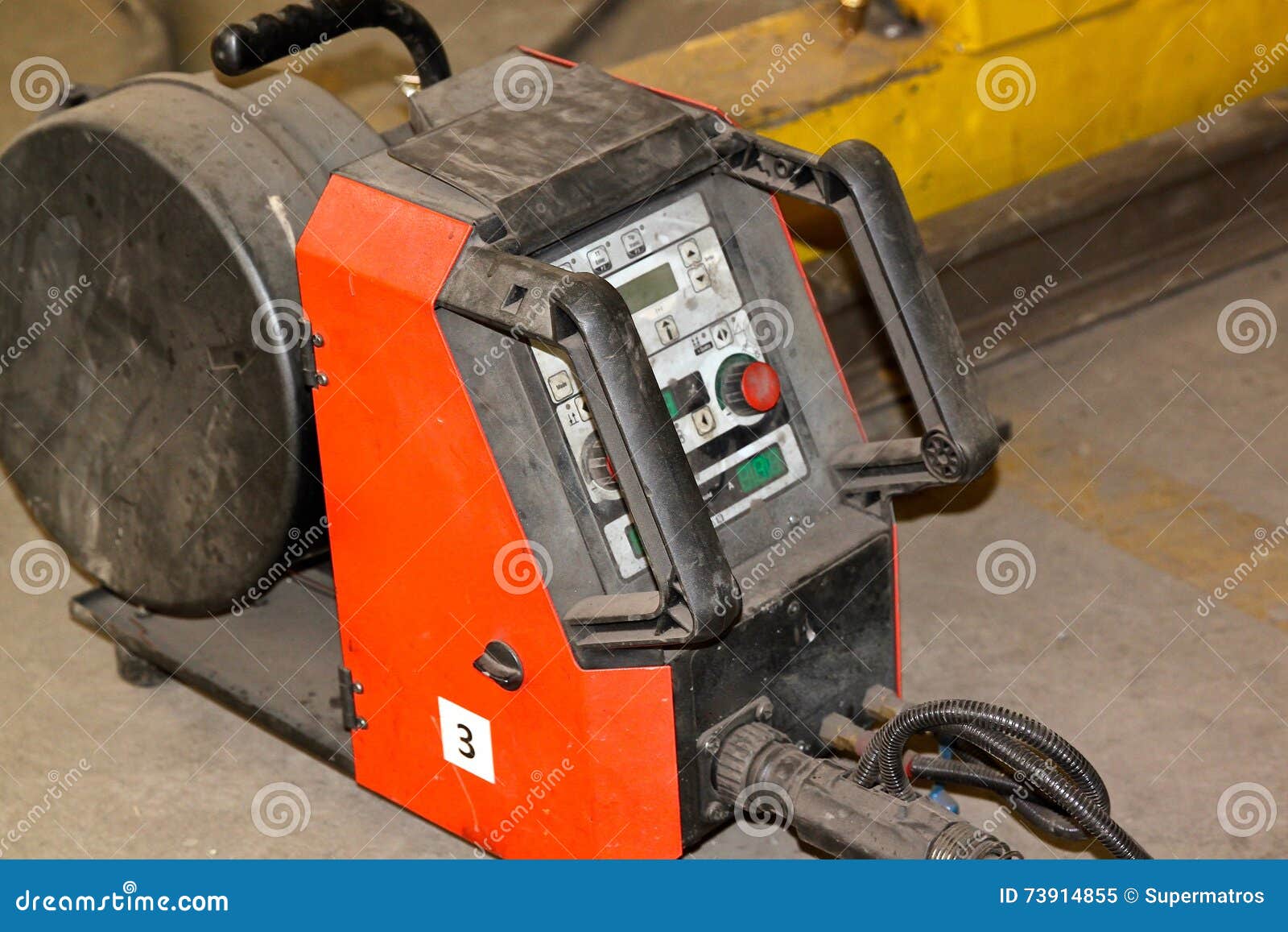 Powerful Industrial Arc Welder Stock Image - Image of panel, powerful ...