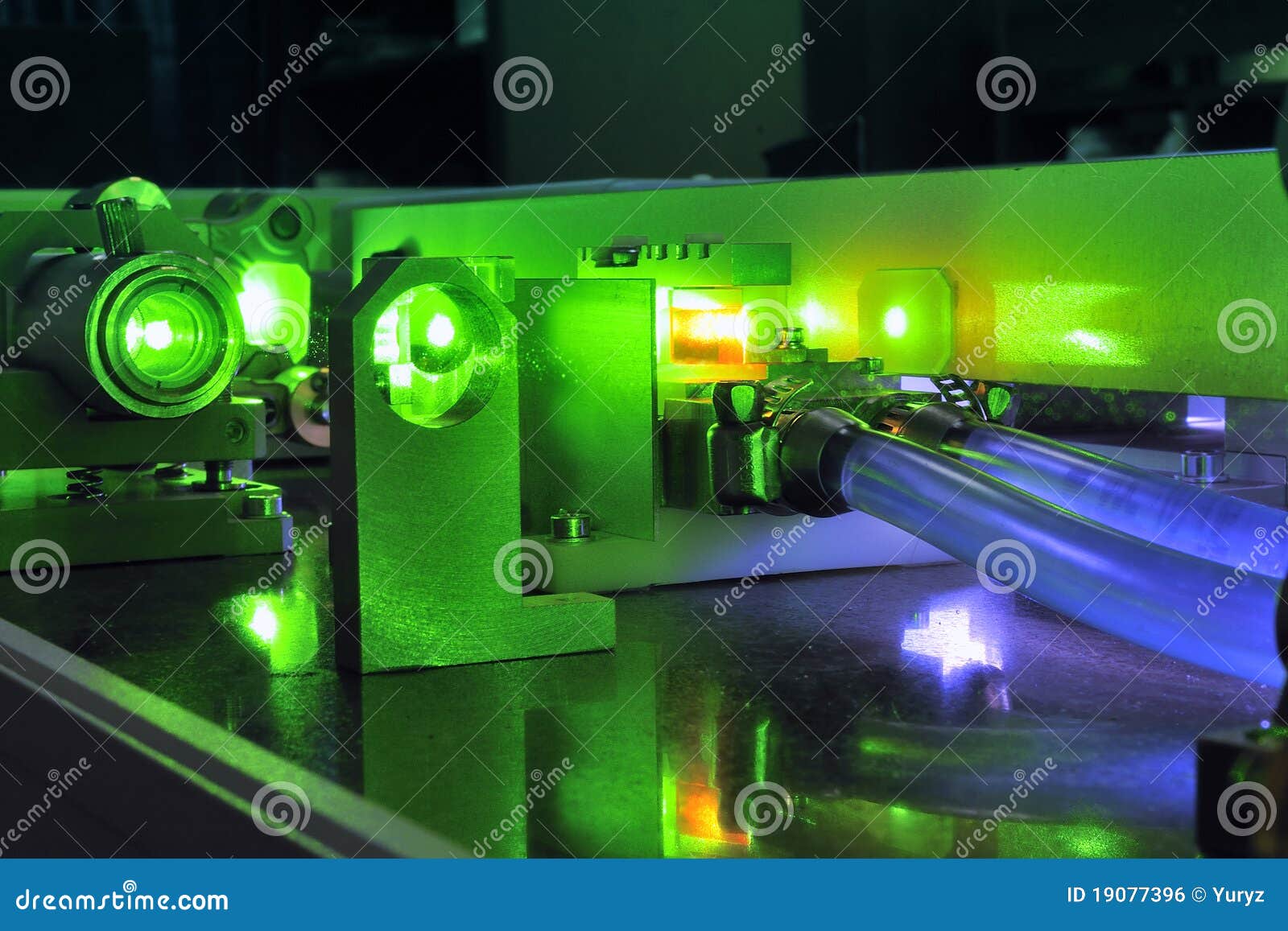 Powerful laser stock photo. Image of reflection, complicate - 19077396