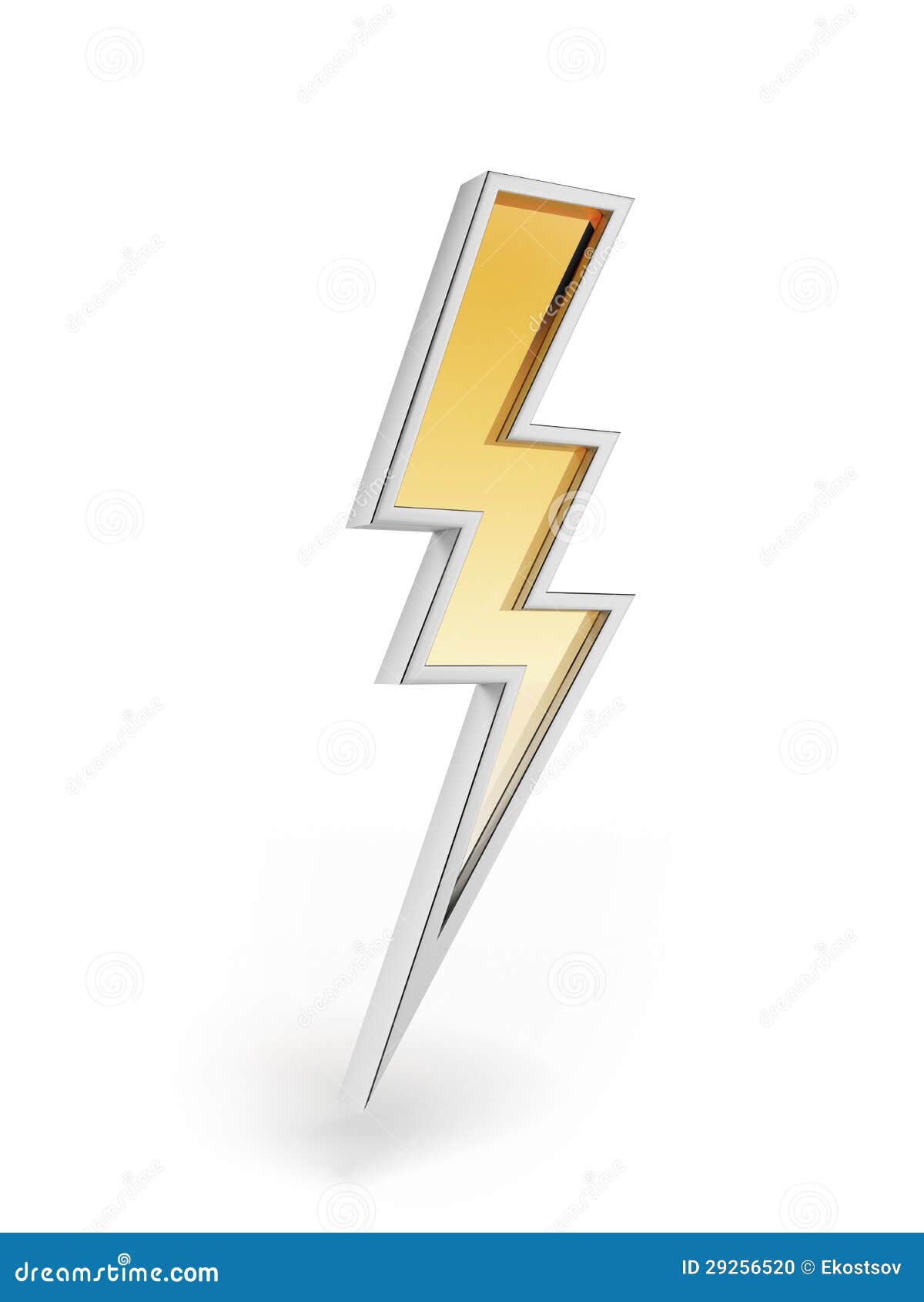 Powerful lighting symbol stock illustration. Illustration of arrow ...