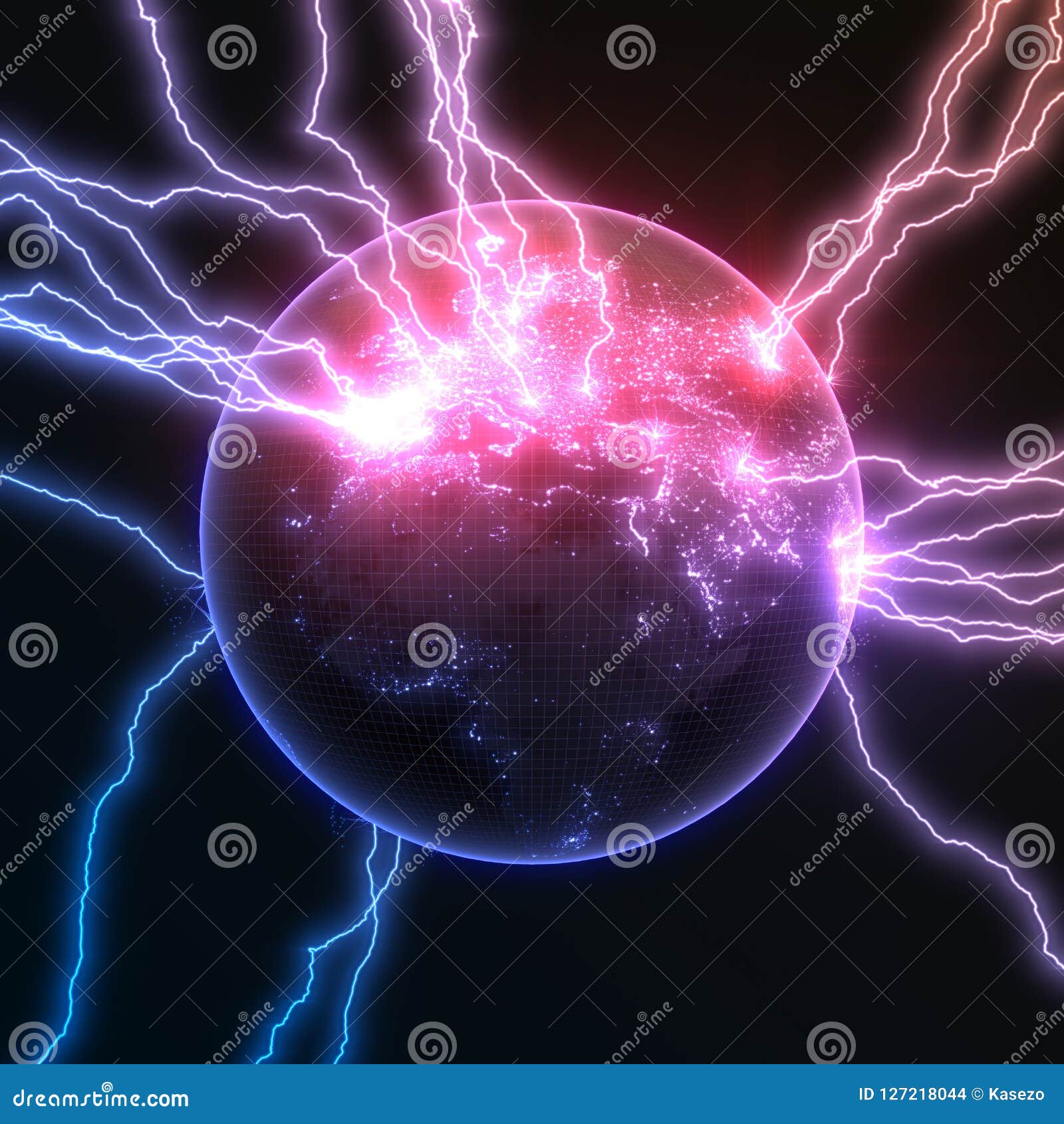 Powerful Lightning Strikes on Earths Europa Side and Makes Cracks on ...