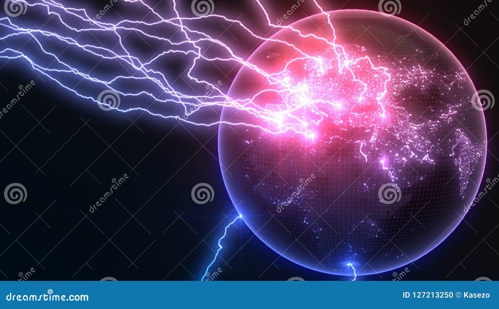 Powerful Lightning Strikes on Earths Europa Side and Makes Cracks on ...