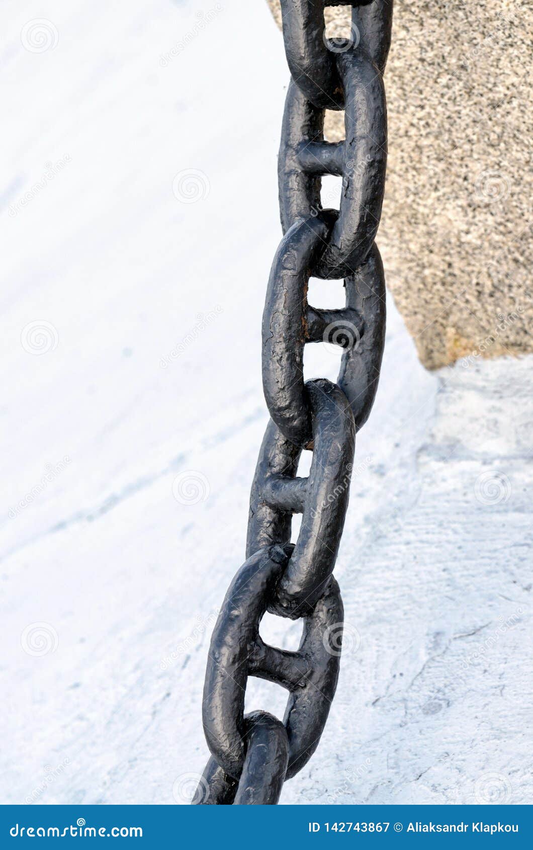 Nautical iron chain stock image. Image of deck, strength - 142743867