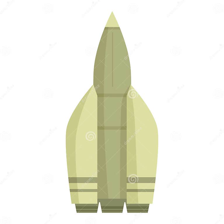 Powerful Military Rocket Pointing at Sky Ready To Launch Stock Vector ...